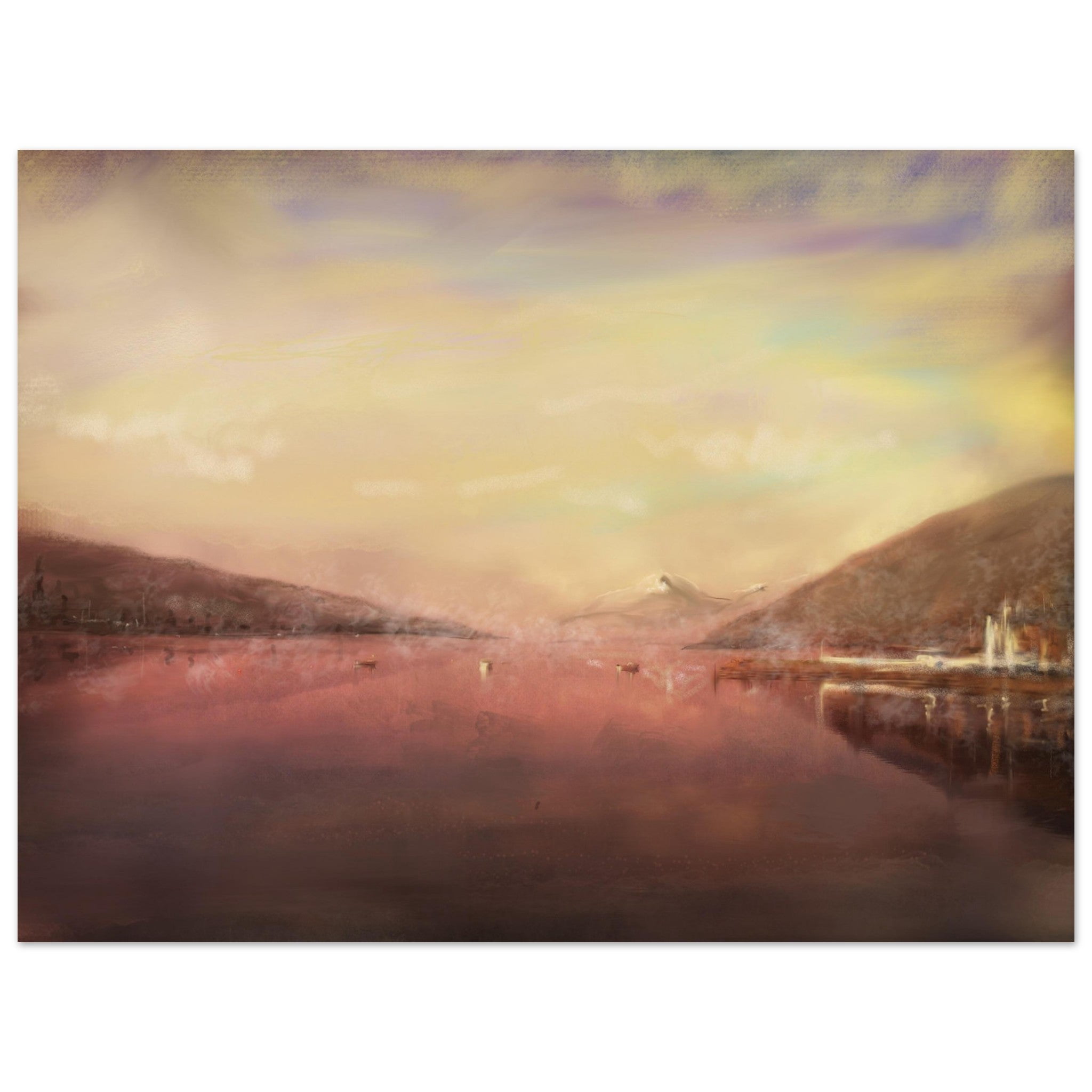 Loch Tay | Signed Fine Art Prints By Scottish Artist Hunter | Unframed ...