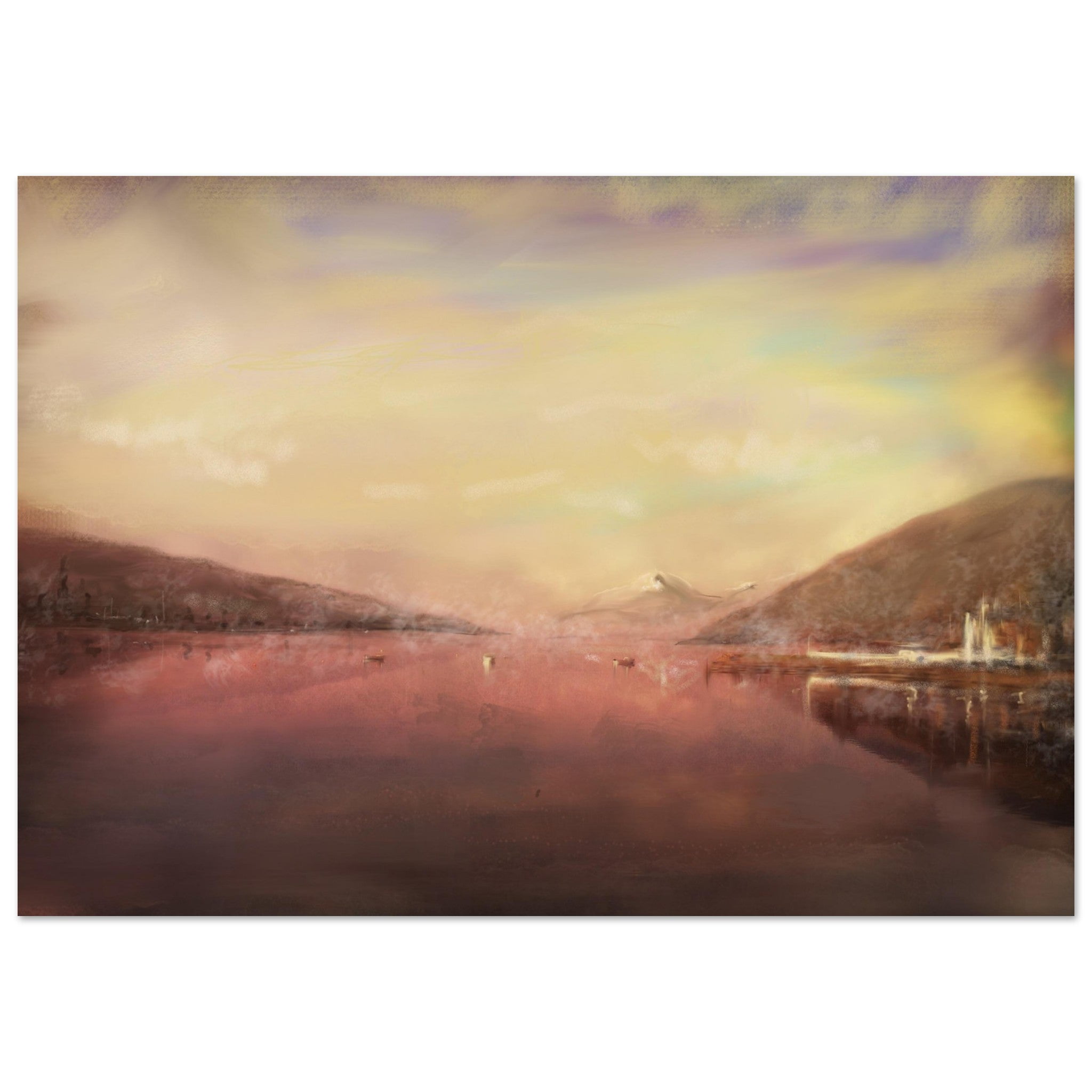 Loch Tay | Signed Fine Art Prints By Scottish Artist Hunter | Unframed ...