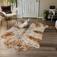Lochas Faux Cowhide Rug Cow Print Area Rug for Bedroom Living Room Home ...