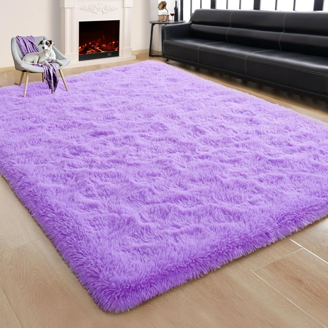 Lochas Soft Fluffy Rug Modern Shag Carpet Fuzzy Shaggy Rugs for Bedroom ...