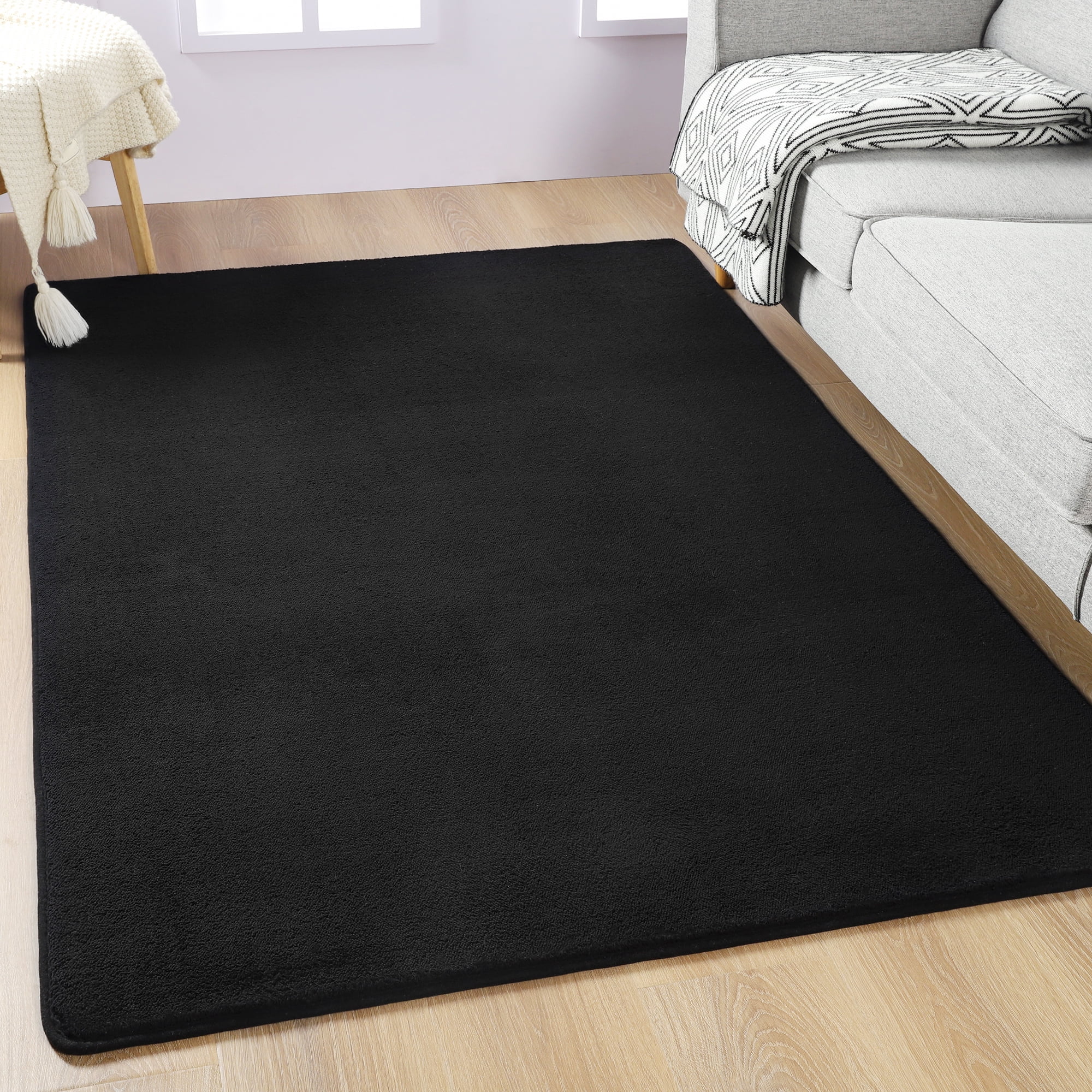 Lochas Decorative Cute Fluffy Furry Soft Modern Area Rug, Perfect for ...