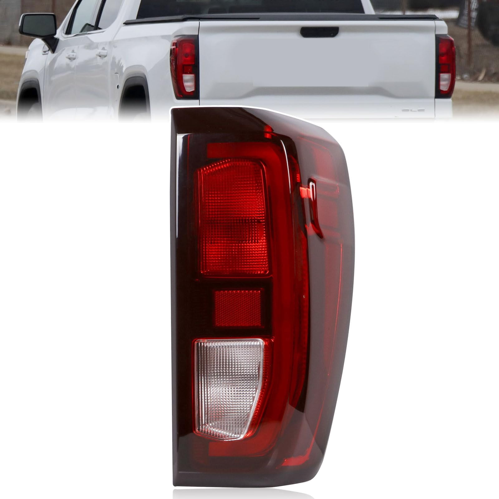 Lochnchn Tail Light Assembly RRF12 Compatible With 2019-2024 GMC Sierra ...