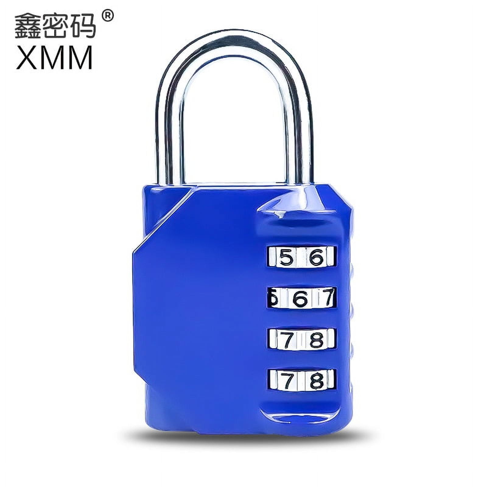 Lock, 4 Digit Combination Padlock Outdoor, School Lock, Gym Lock ...