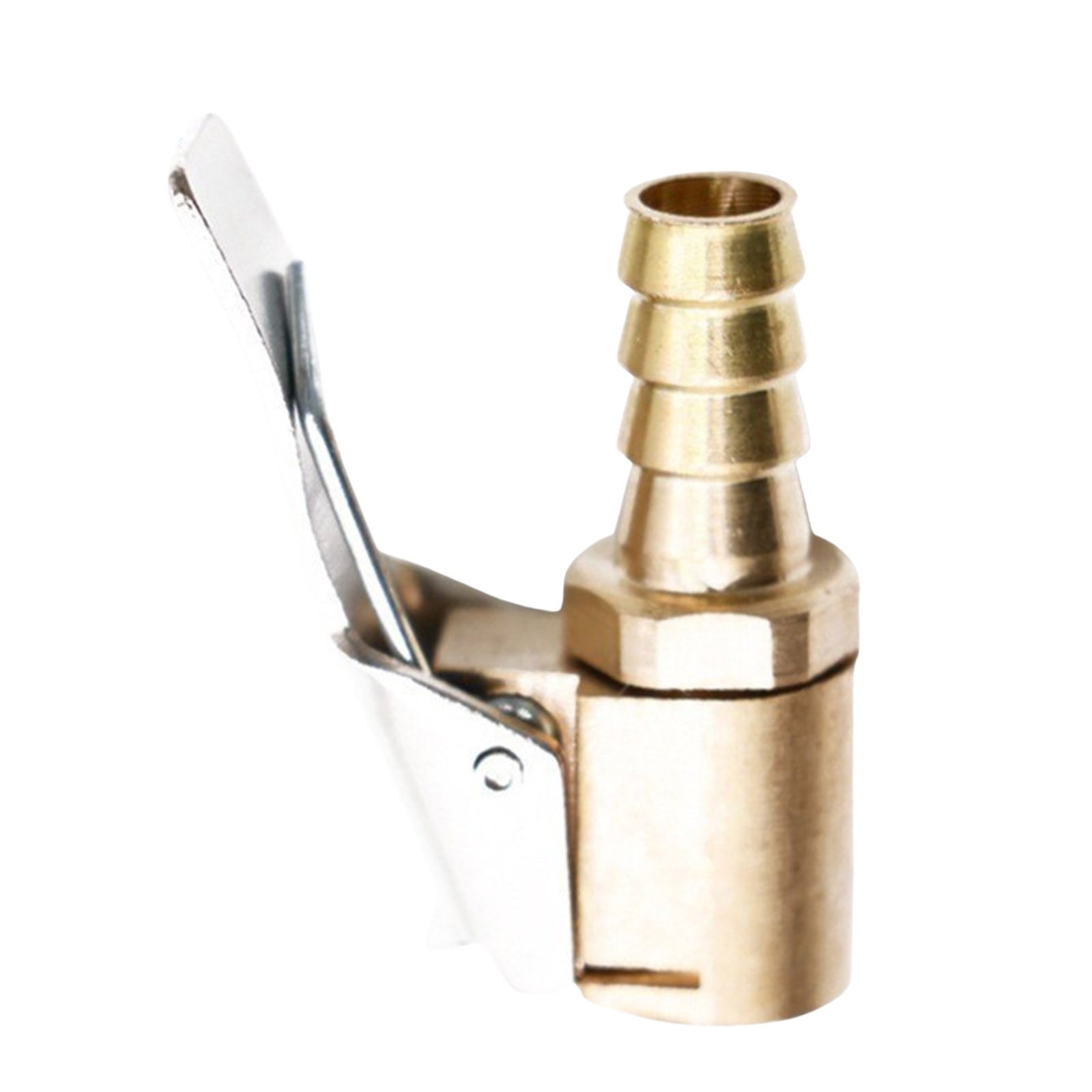 Lock on Air Chuck Inflate Locking with Clip, Brass Portable Tire ...