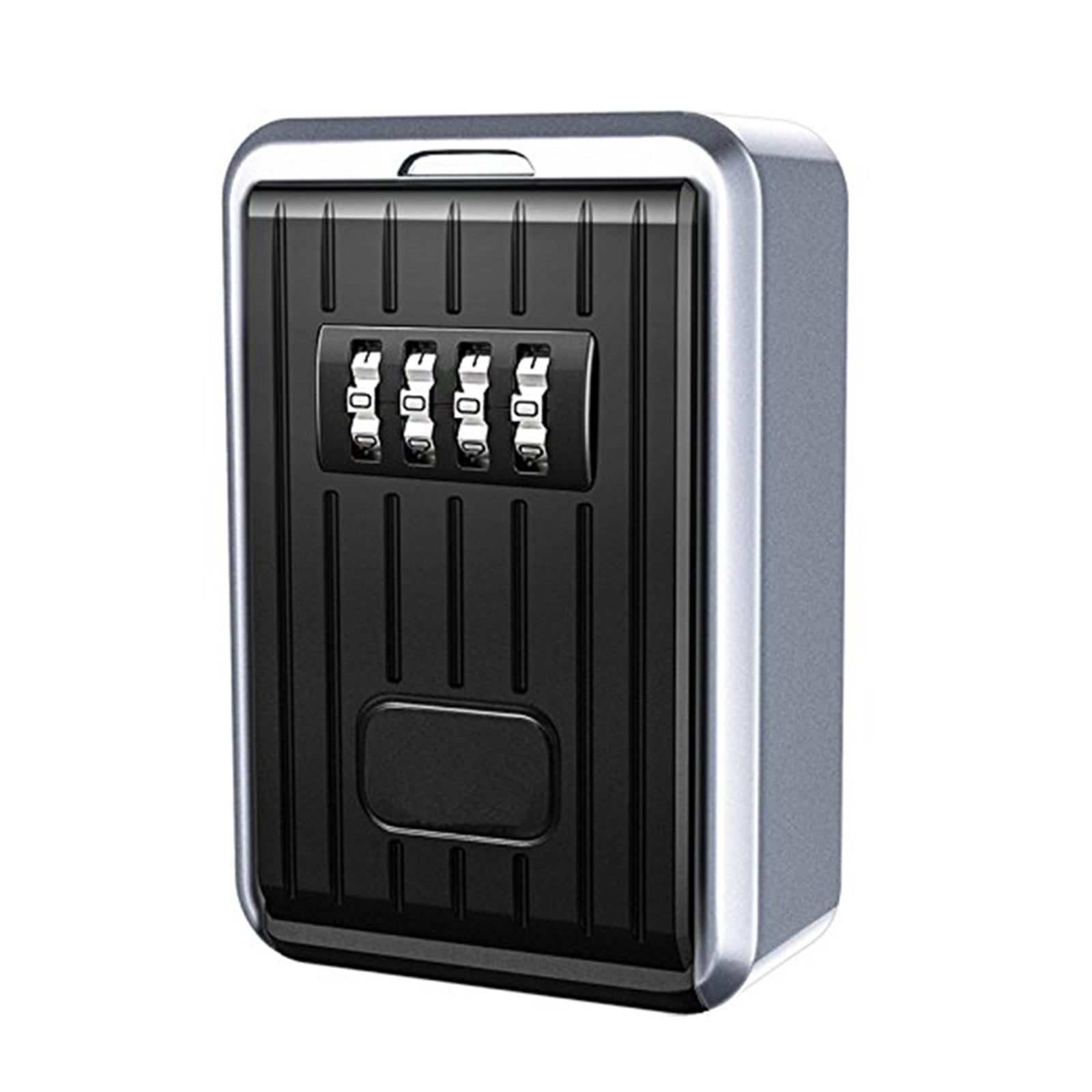 Lock Box 4 Digit Combination Waterproof Box Aluminum Alloy Key Box ...