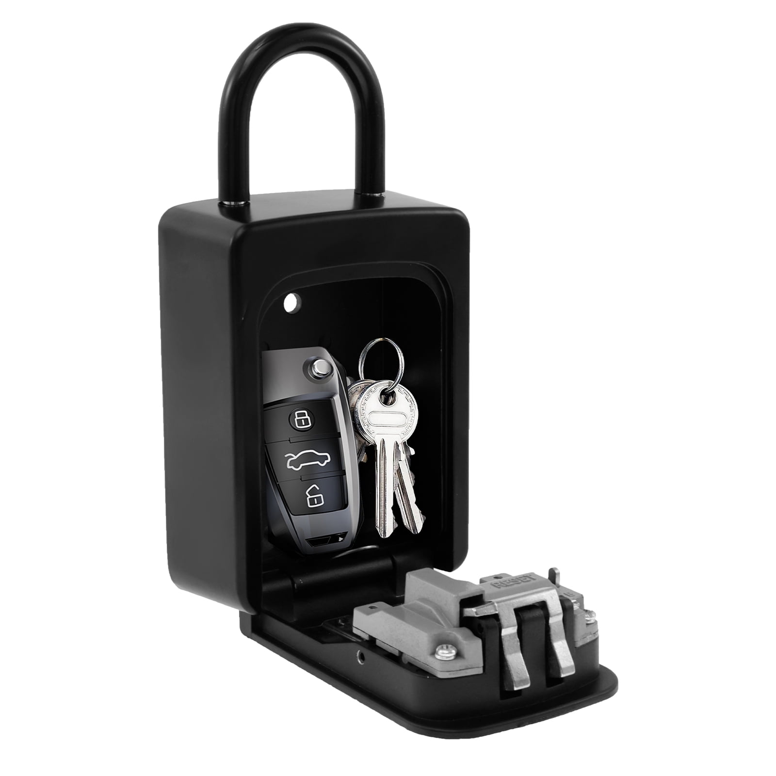 Lock Box Large Key Lock Box Resettable Combination Code Lockbox ...