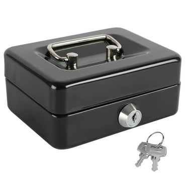 "Geohiaul Pink Cash Box with Money Tray, Key Lock, and Security - 11.80 ...