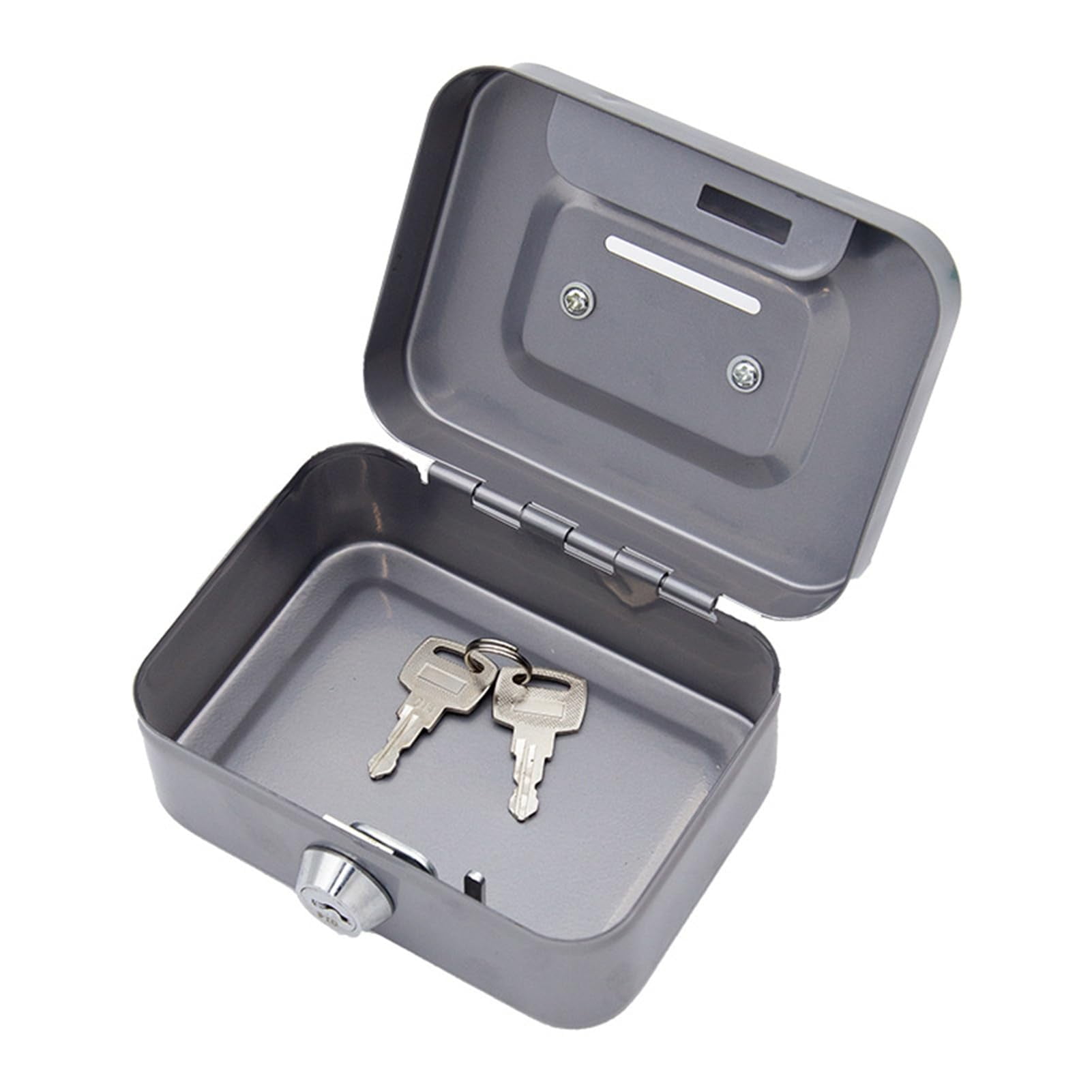 SkyAuks Lock Box, Steel Mini Piggy Bank Safe Box with Key Lock for Kids ...