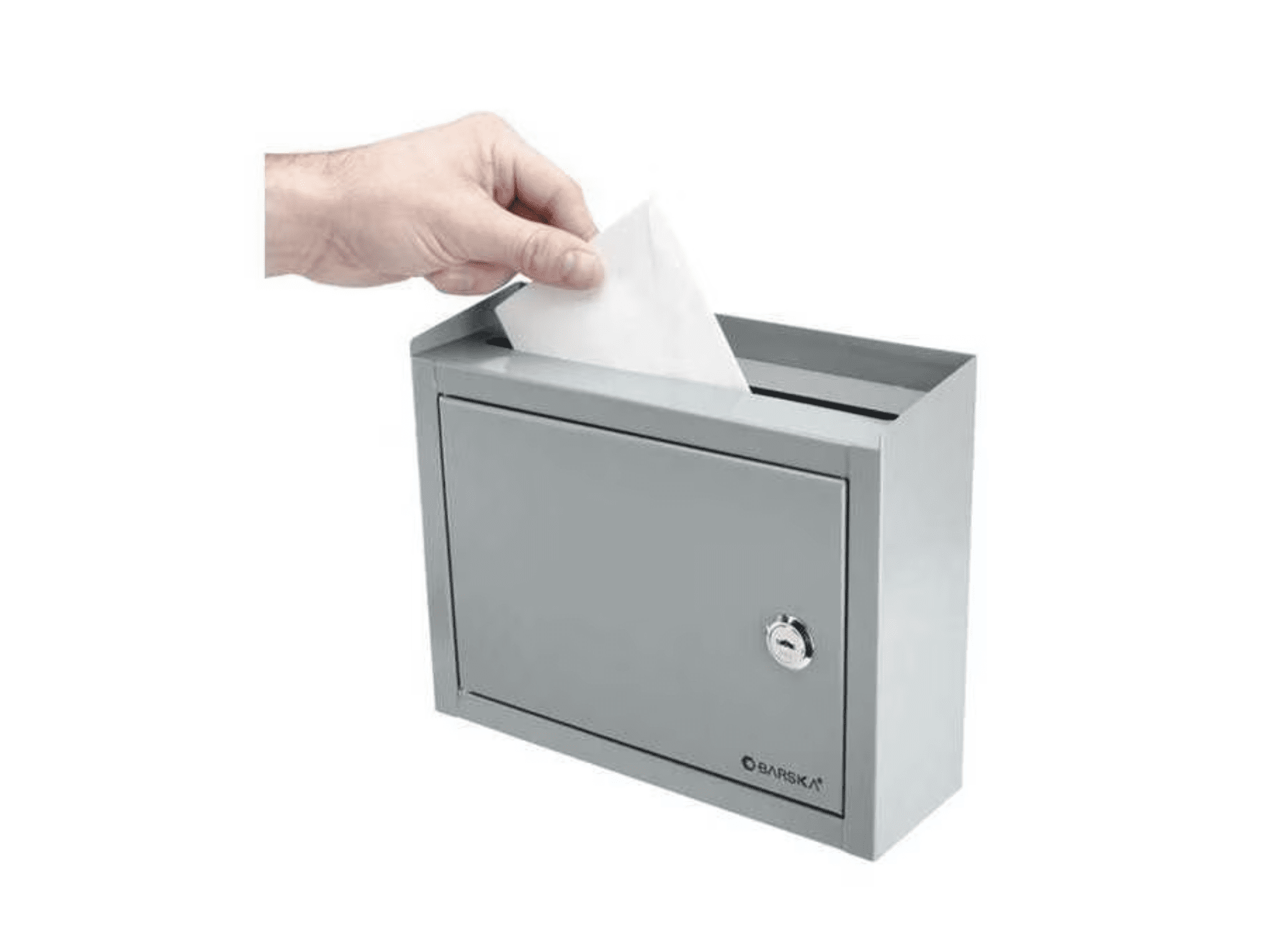 Lock Box, Wall Mount, Single Key, Gray - Walmart.com