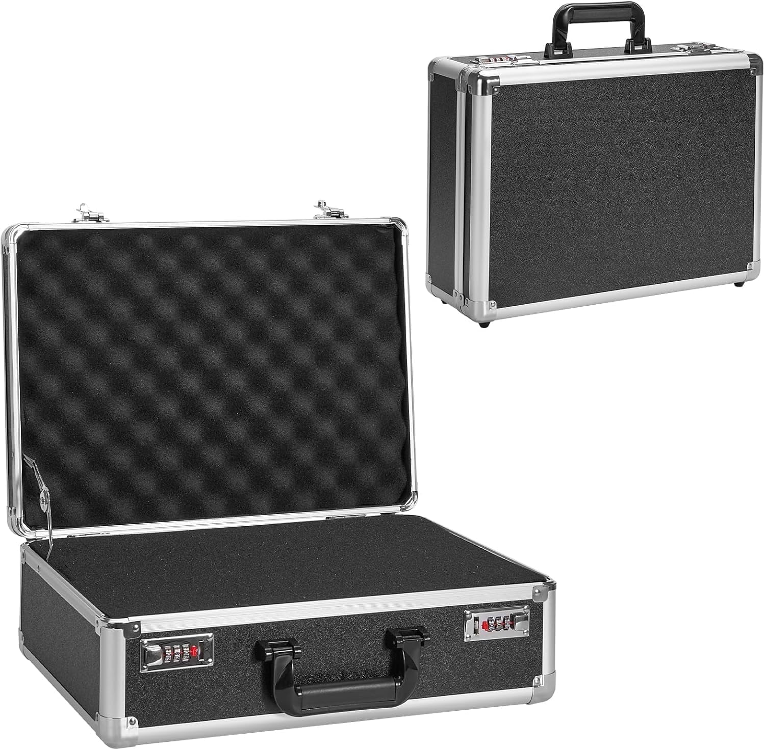 Lock Boxes - 16.9 x 12.2 x 6.3 Inch Large, Portable Locking Storage ...