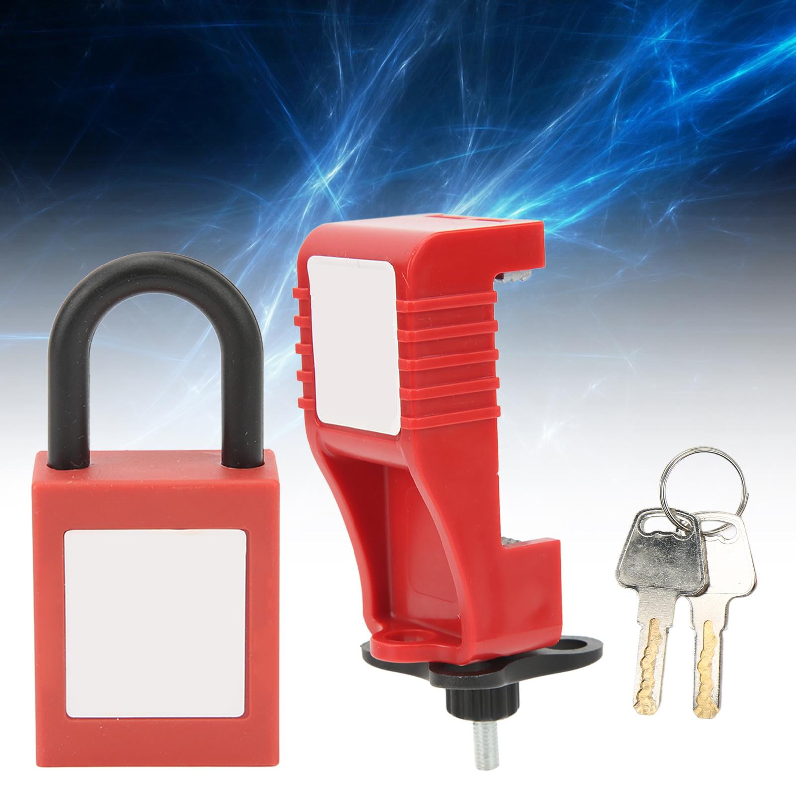 Lock Circuit Breaker Lockout Alloy Serrated Nylon Padlock 25mm Lockhole ...