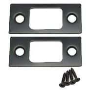 Round Corner Extended Lip Strike Plate, 2-1/4" x 2", (2-1/2" Overall ...