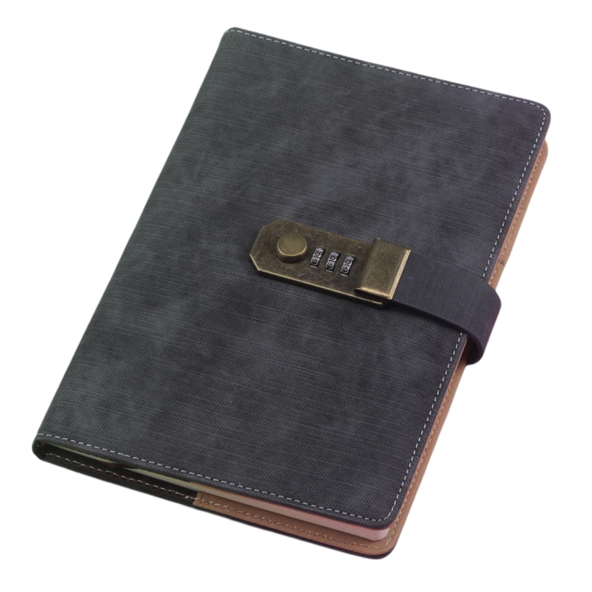 Lock Diary Binder Journal Loose Leaf Spiral Password Notebook ...