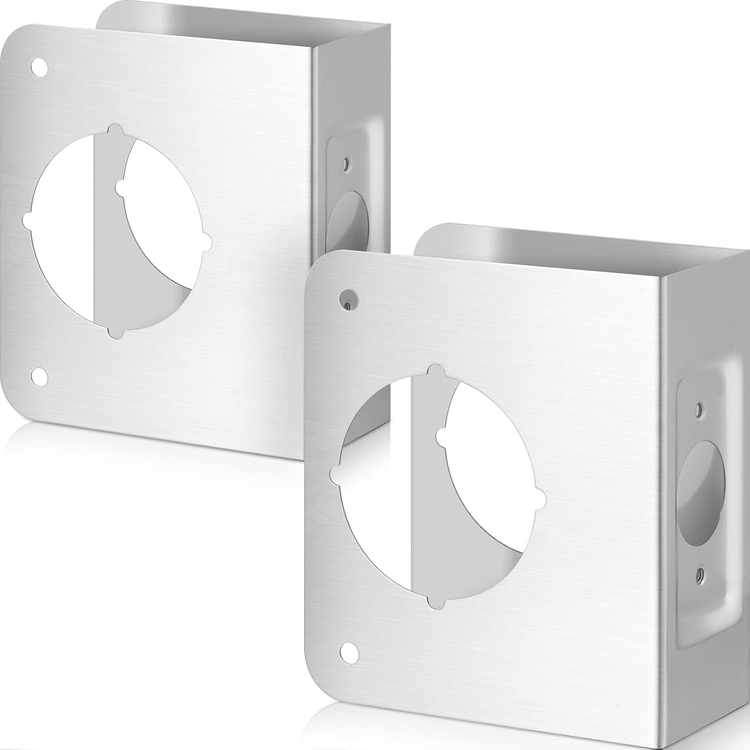 Lock and Door Reinforcement Plate 1-3/4-Inch Thick by 2-3/8-Inch ...