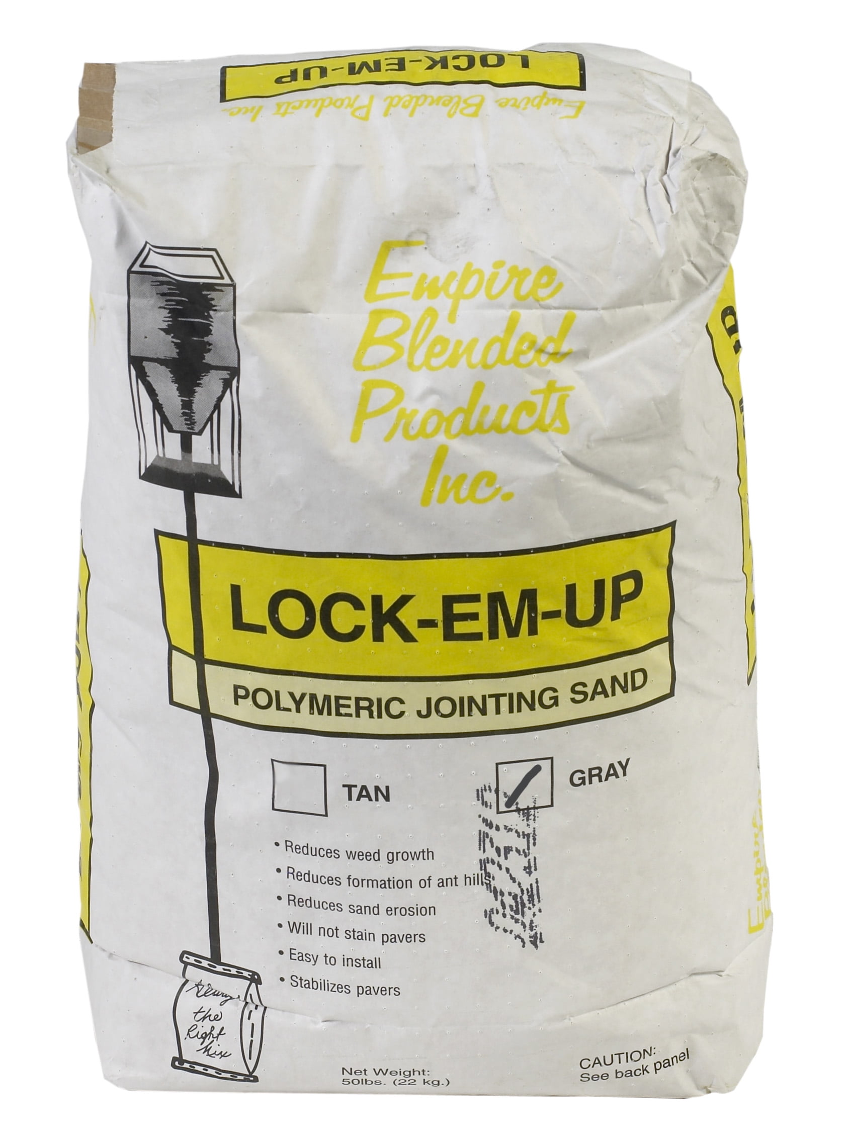 Mutual Industries 7015-0-0 Lock-EM-Up Paver Sand, Gray - Walmart.com