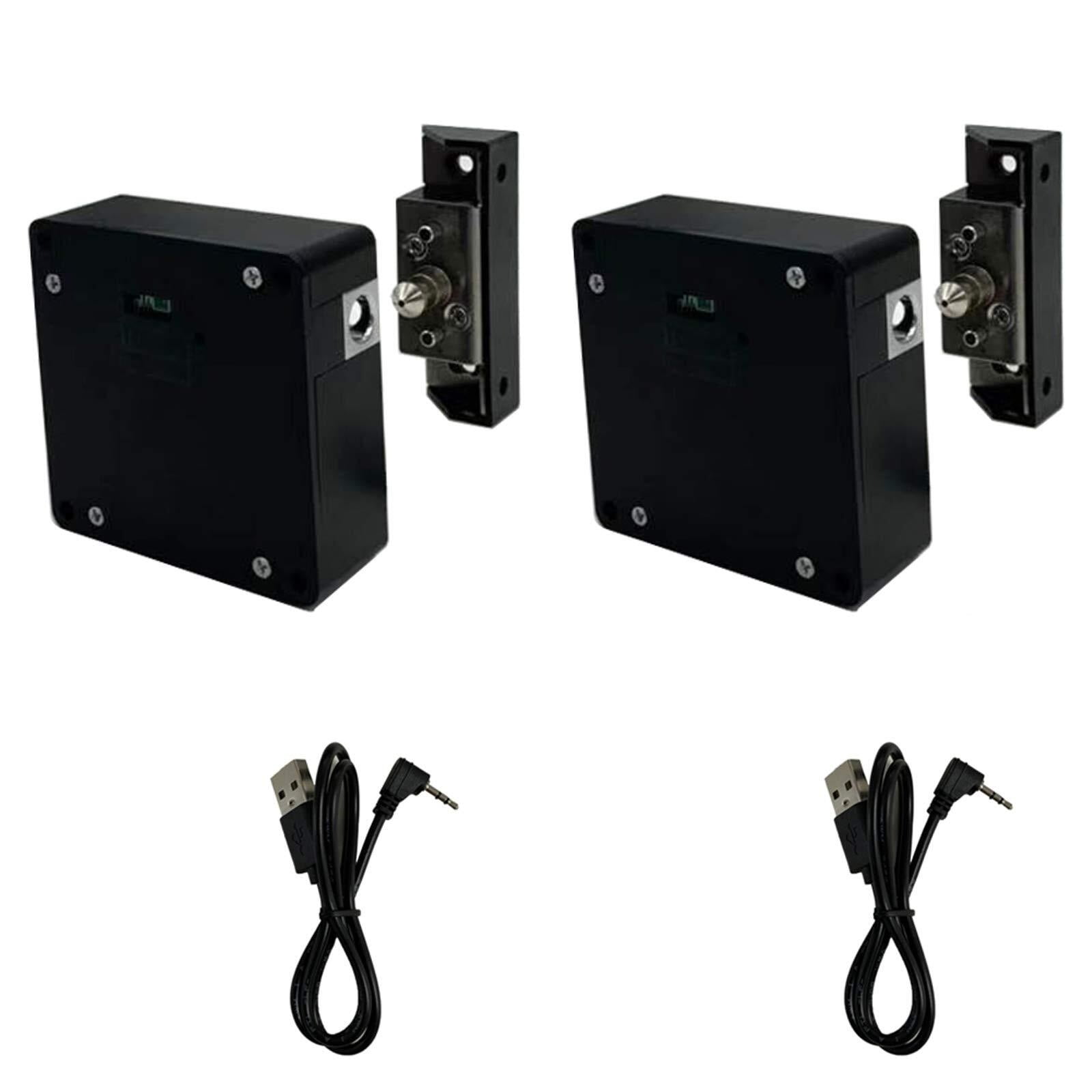 Lock Electronic Cabinet Lock, Hidden DIY Lock with USB Cable for Wooden ...