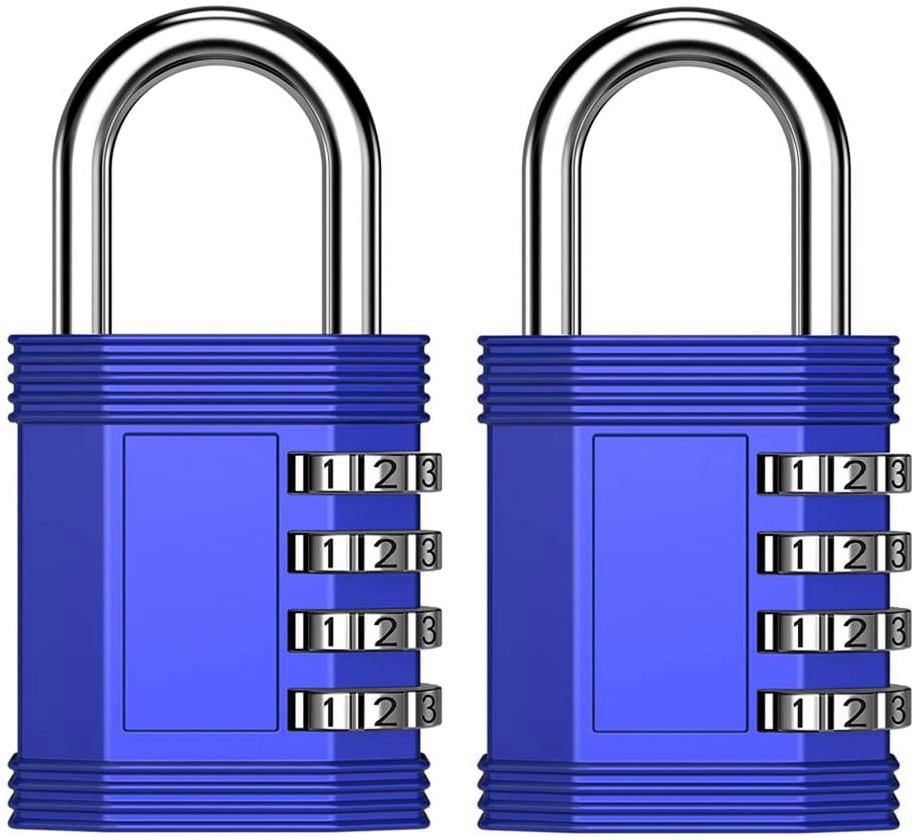 Lock for Gym Locker, 4 Digit Combination Lock for Gym, Employee, School ...