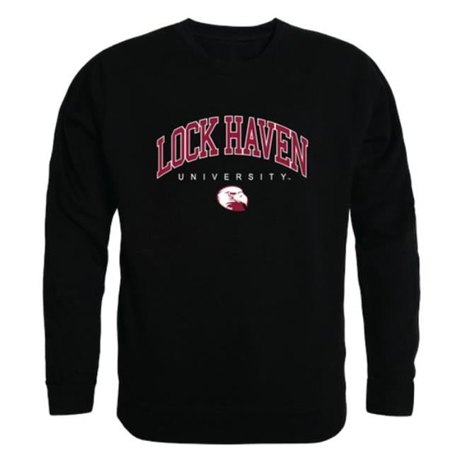 Lock Haven University Bald Eagles Campus Crewneck Sweatshirt, Black ...