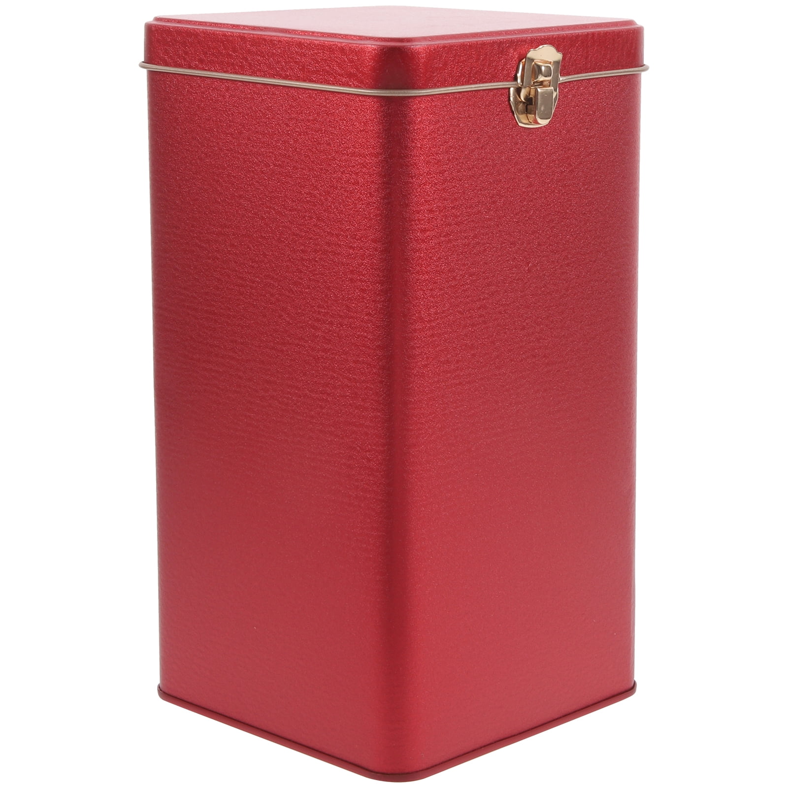 Lock Iron Cans Candy Canister Kitchen Canisters Tin Boxes Metal Tea Dry ...