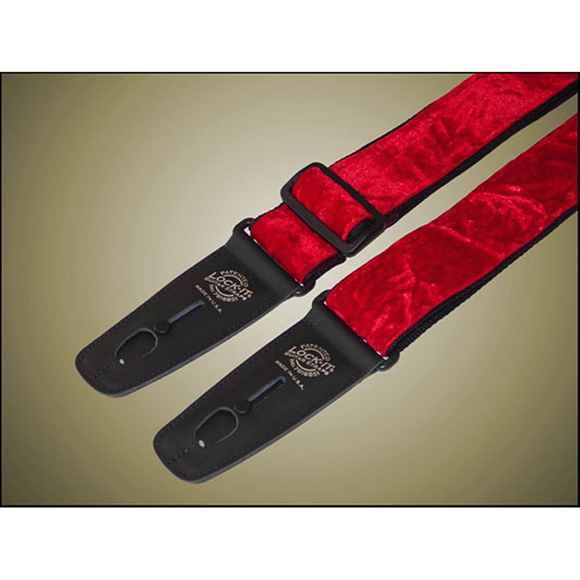 Lock-It Straps Professional 2-Inch Crushed Velvet Strap w/ Locking Ends ...