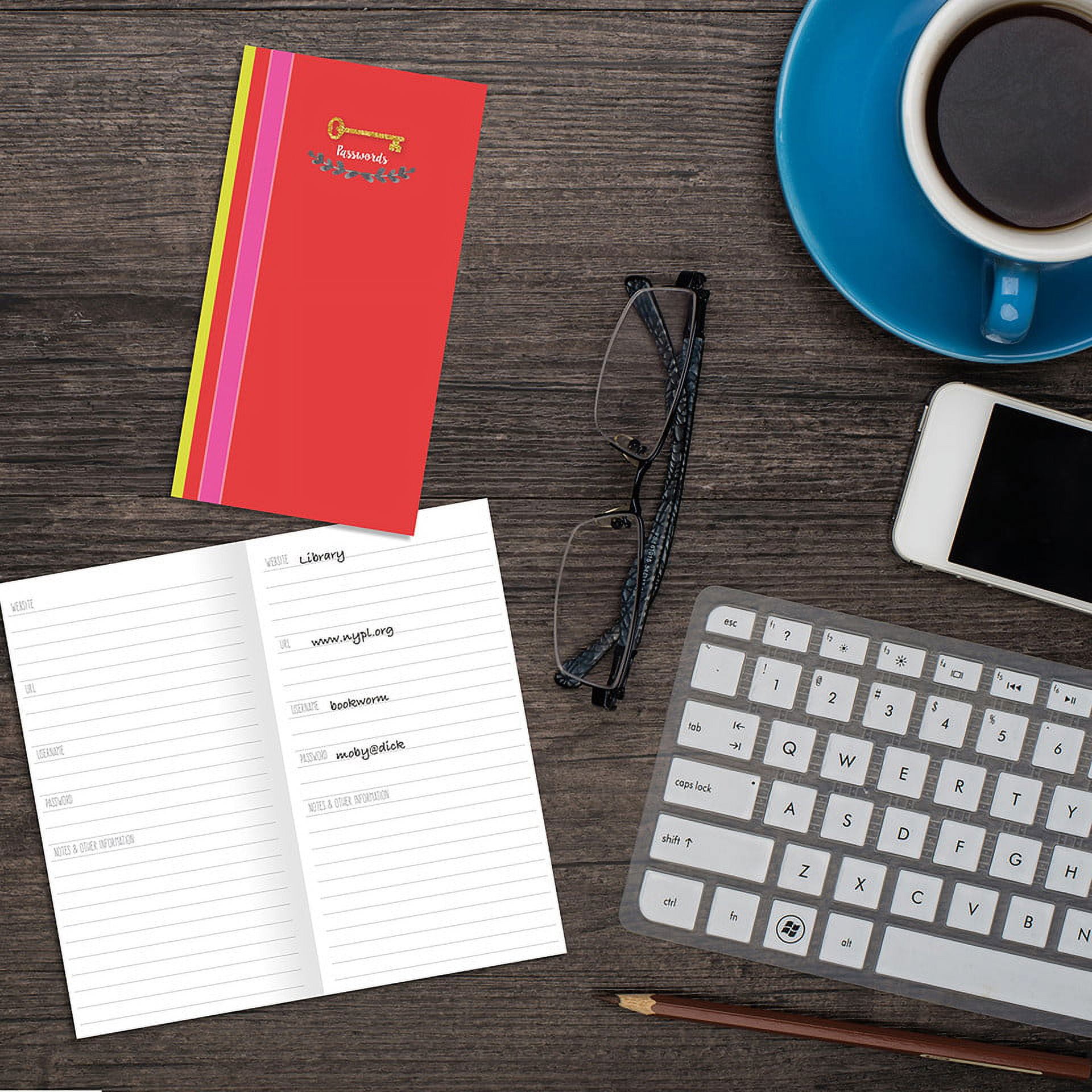 Lock & Key Password Log Book - Walmart.com