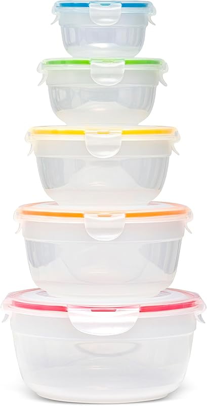 Lock & Lock Food Storage Containers with Lids Airtight - 5 Piece ...