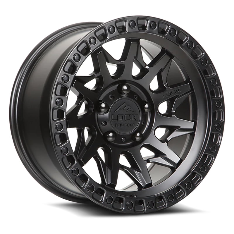Lock Offroad Lunatic Matte Black Wheel 6x135 17x9 +1et Off Road Truck ...