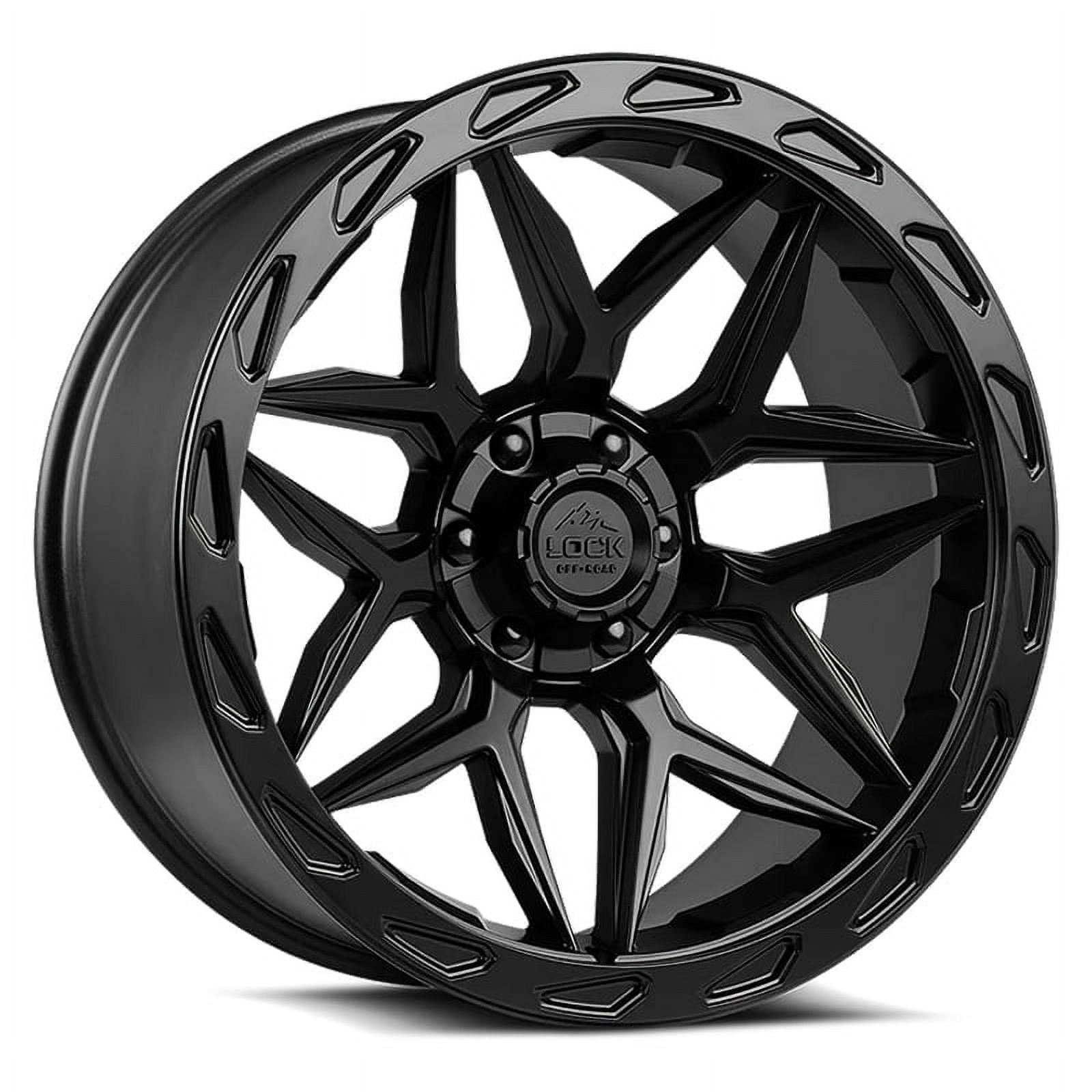 Lock Offroad Matrix Matte Black Wheel 5x127/5x139.7 17x9 -12et Truck ...