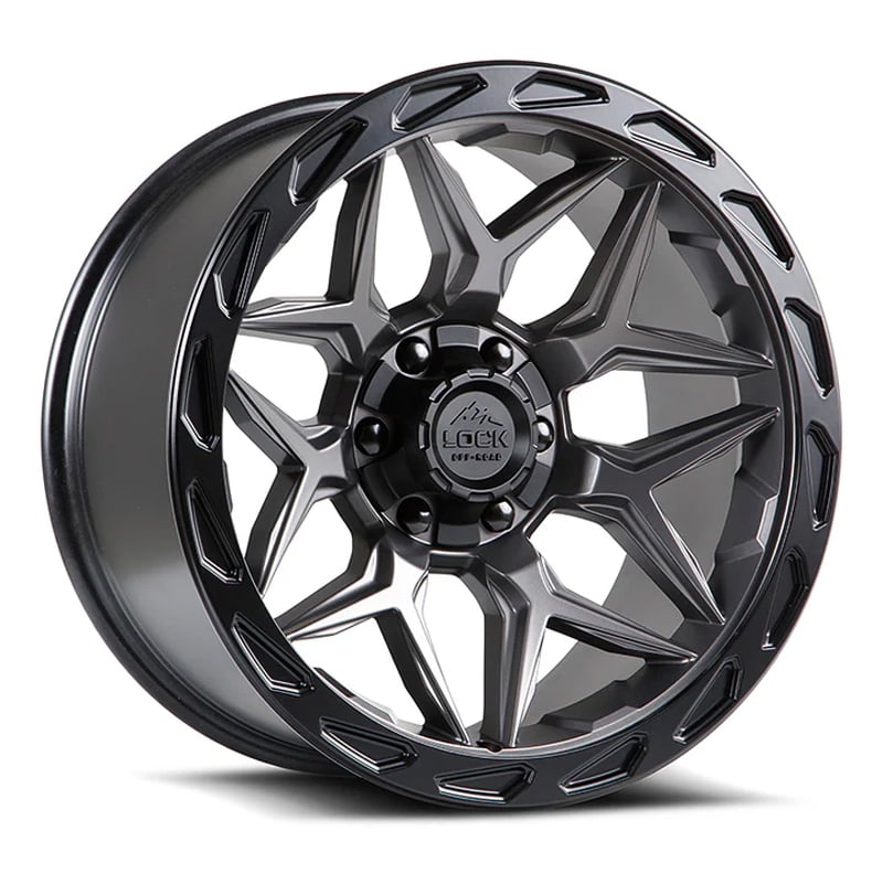Lock Offroad Matrix Matte Gray Wheel 5x127/5x139.7 17x9 -12et Truck Suv ...
