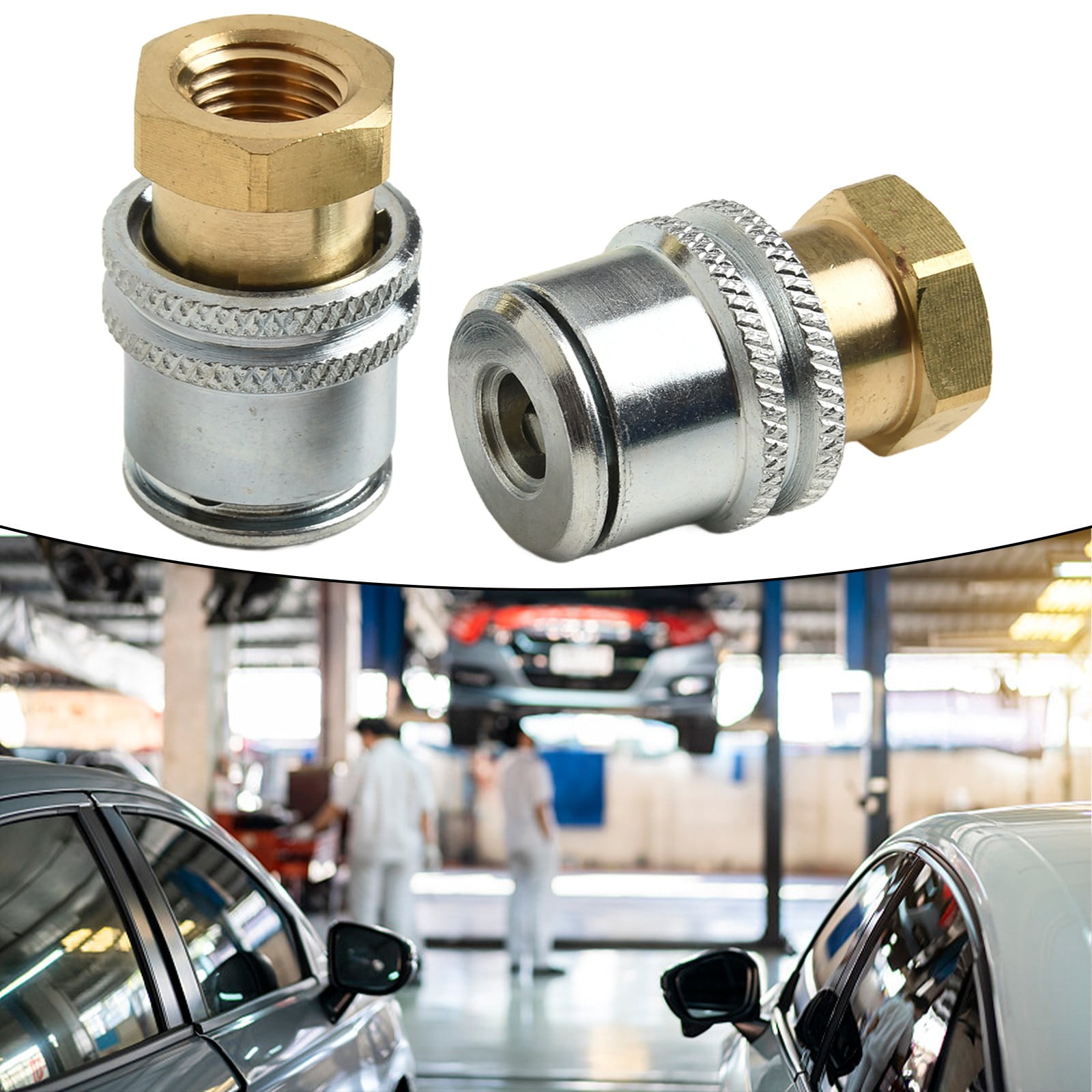 Lock On Tire Chuck 1/4NPT Brass Tire Chuck for Inflator and Large Bore ...