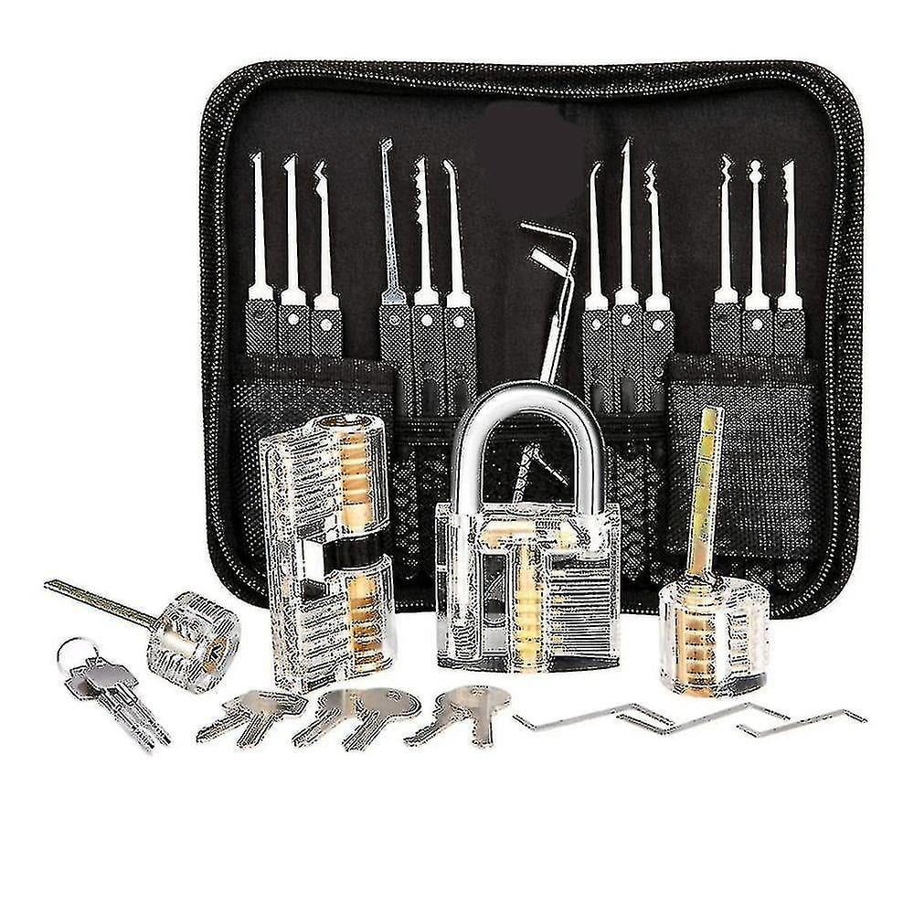 Lock Picking Kit, 25-piece Lock Picking Kit, Practice Tools With 3 ...