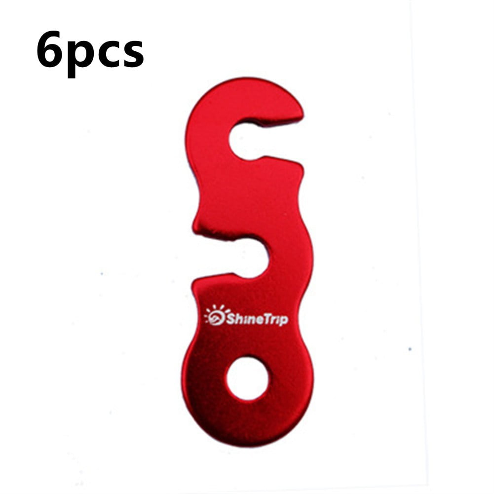Lock Rope Fasteners Fastener Guy Line Runner 6Pcs Awning Lock Cord Rope ...