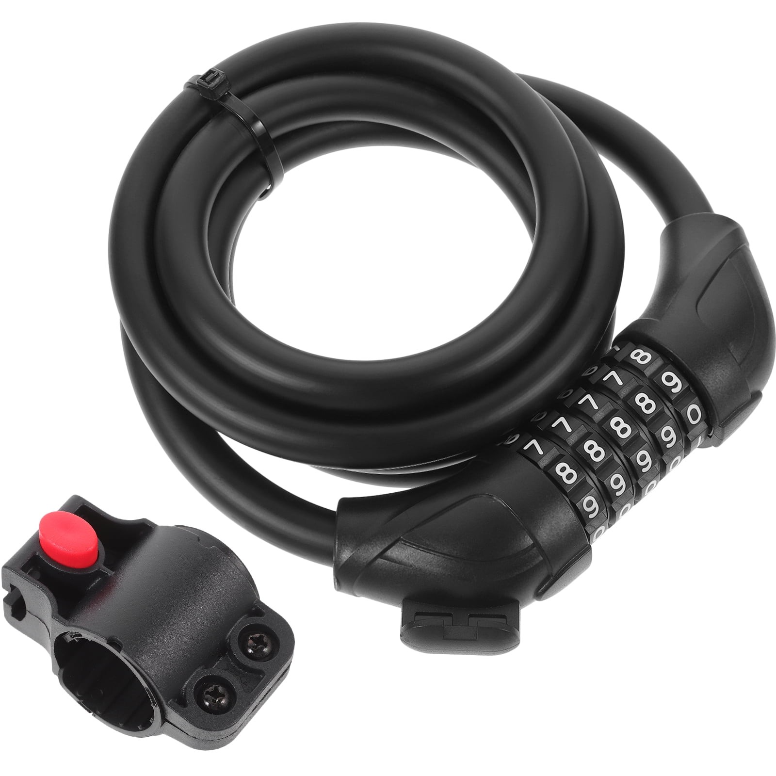 Lock Scooter Padlock Combination Bike Heavy Duty Chain Black - Walmart.com