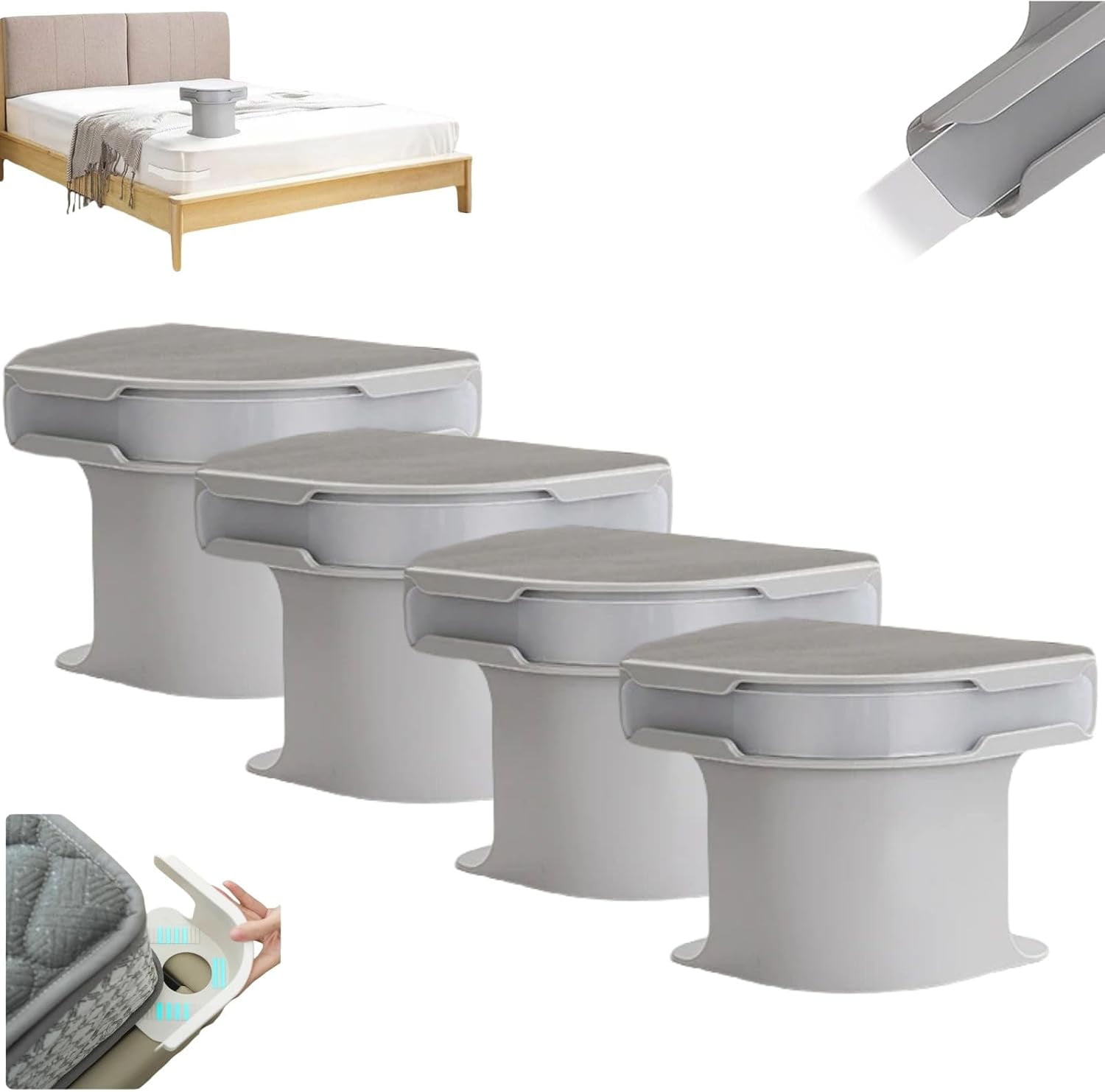 Lock Sheet Holders - Set of 4 Bed Sheet Holders for Corners. Fitted ...