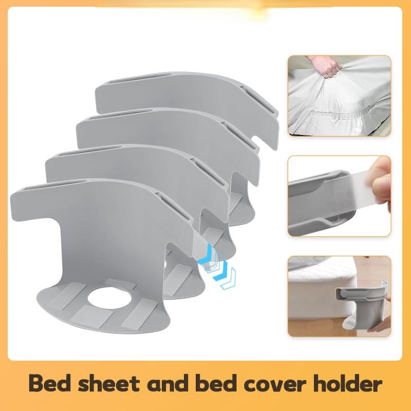 Lock Sheet Holders Set of 4, Heavy Duty Bed Sheet Holders with Fitted ...