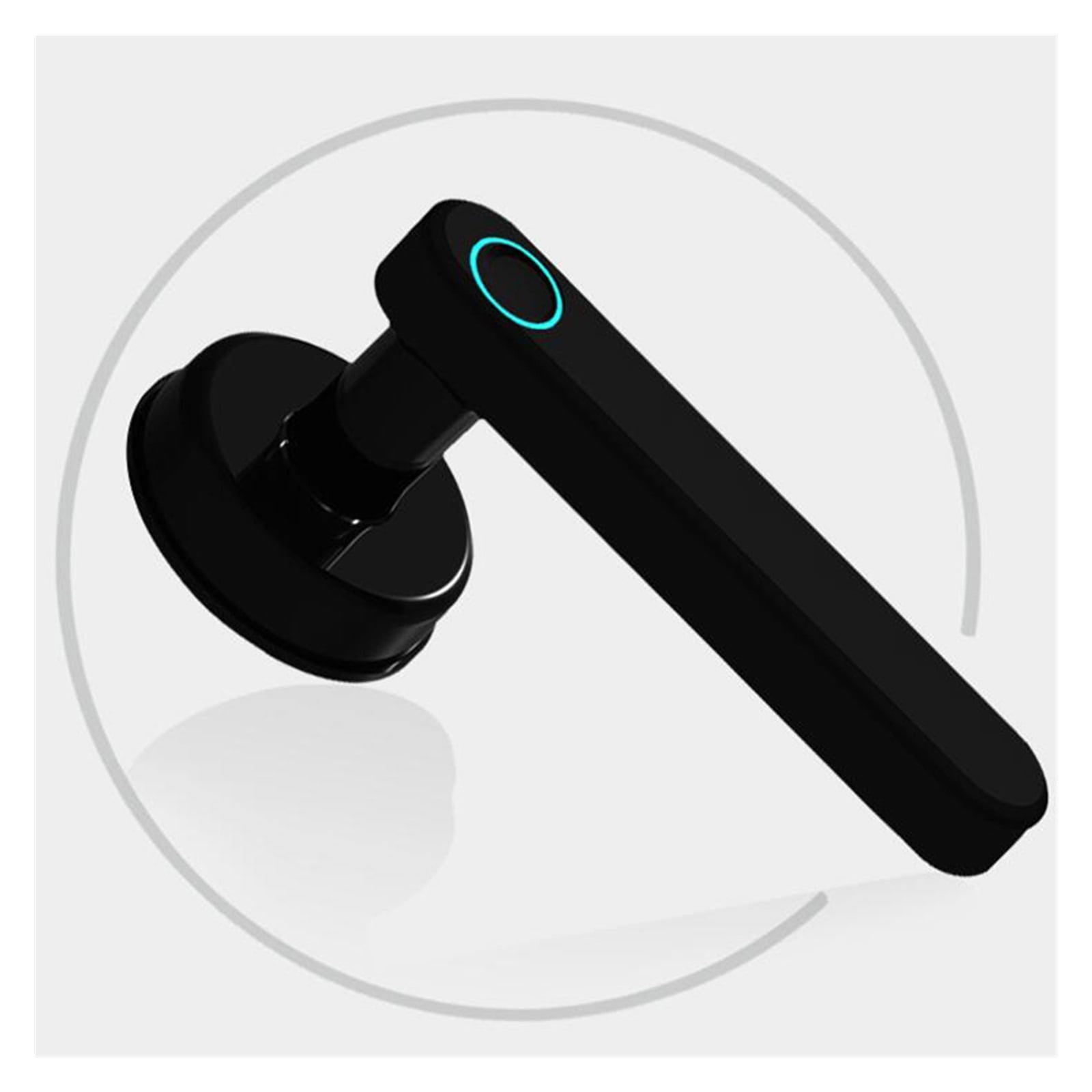 Lock Smart Home Door Lock Biometric fingerprint lock Electric Handle ...