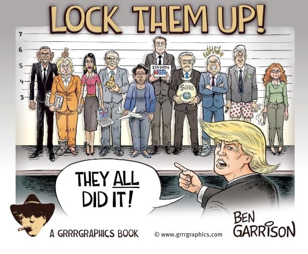 Pre-Owned Lock Them Up!: A Ben Garrison Cartoon Collection Paperback ...