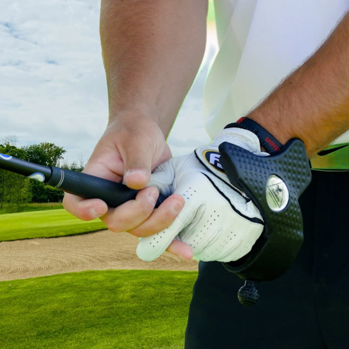 Lock-in Golf Grip Golf Training Aid ZoneGrip Standard, Right-Handed ...