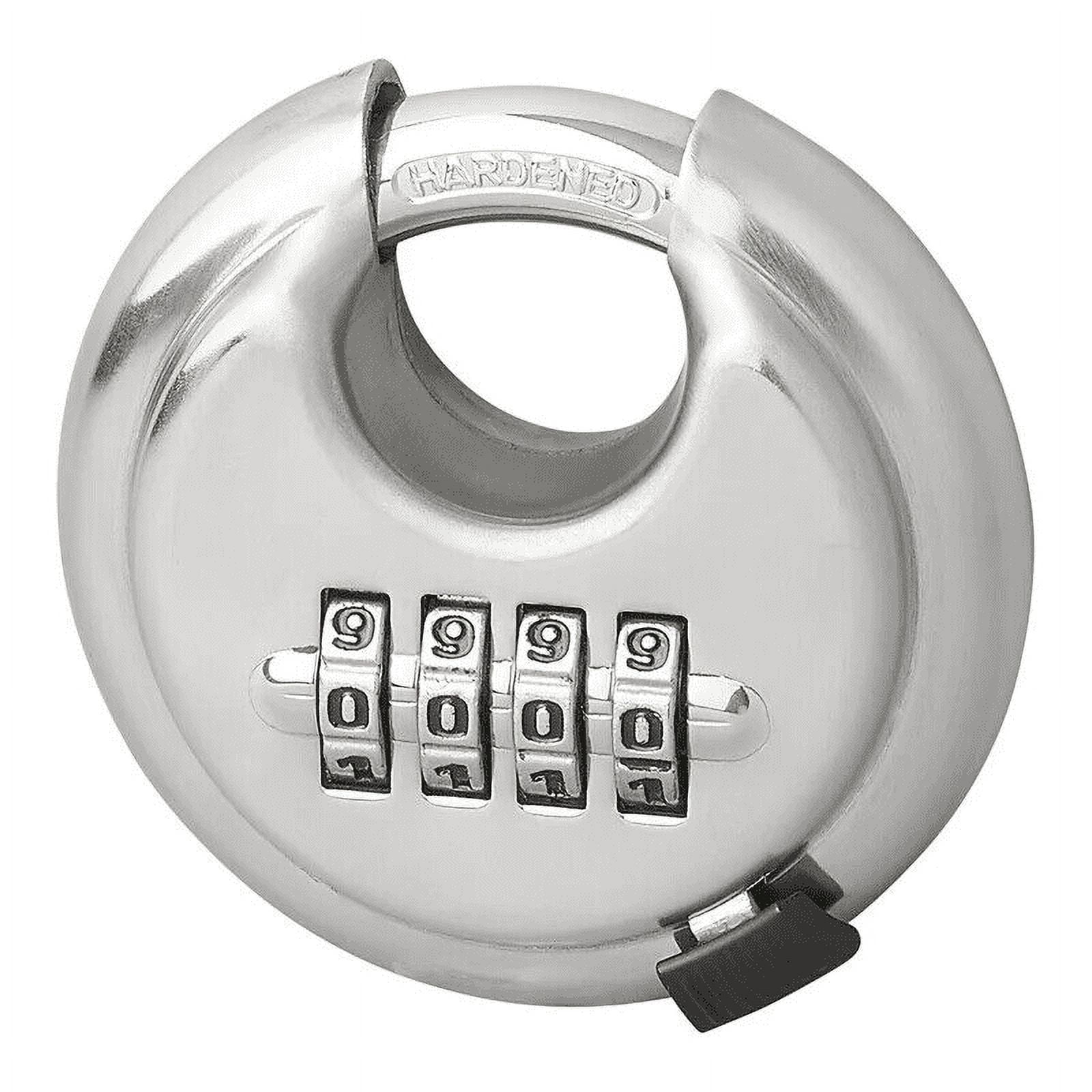 Lock round 70mm stainless steel m. combination of numbers Padlock ...