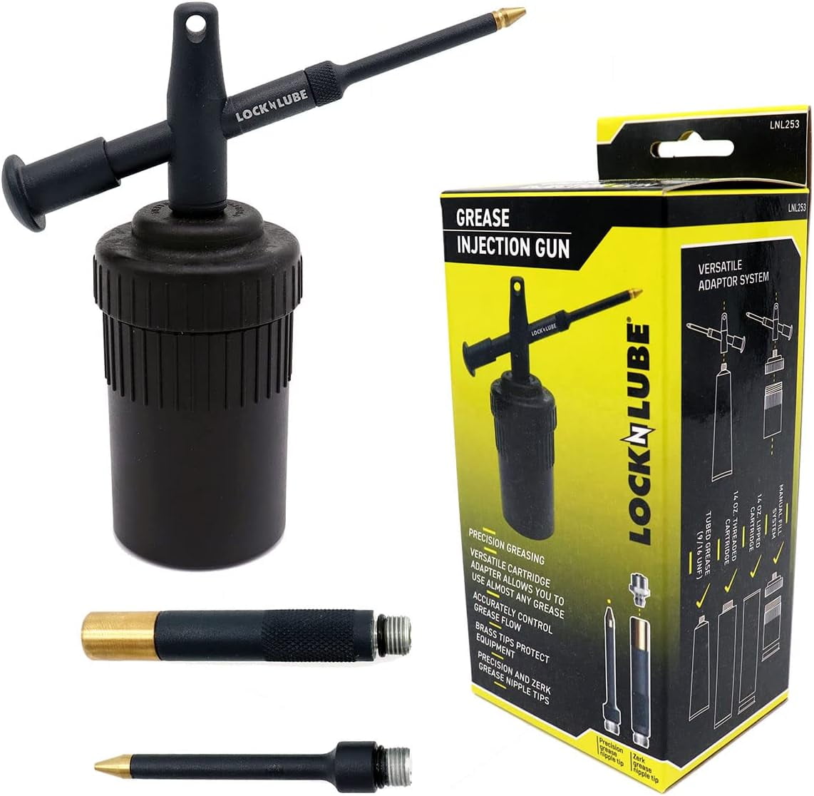 LockNLube 4-in-1 Grease Injection Gun Kit. LockNLube's most versatile ...