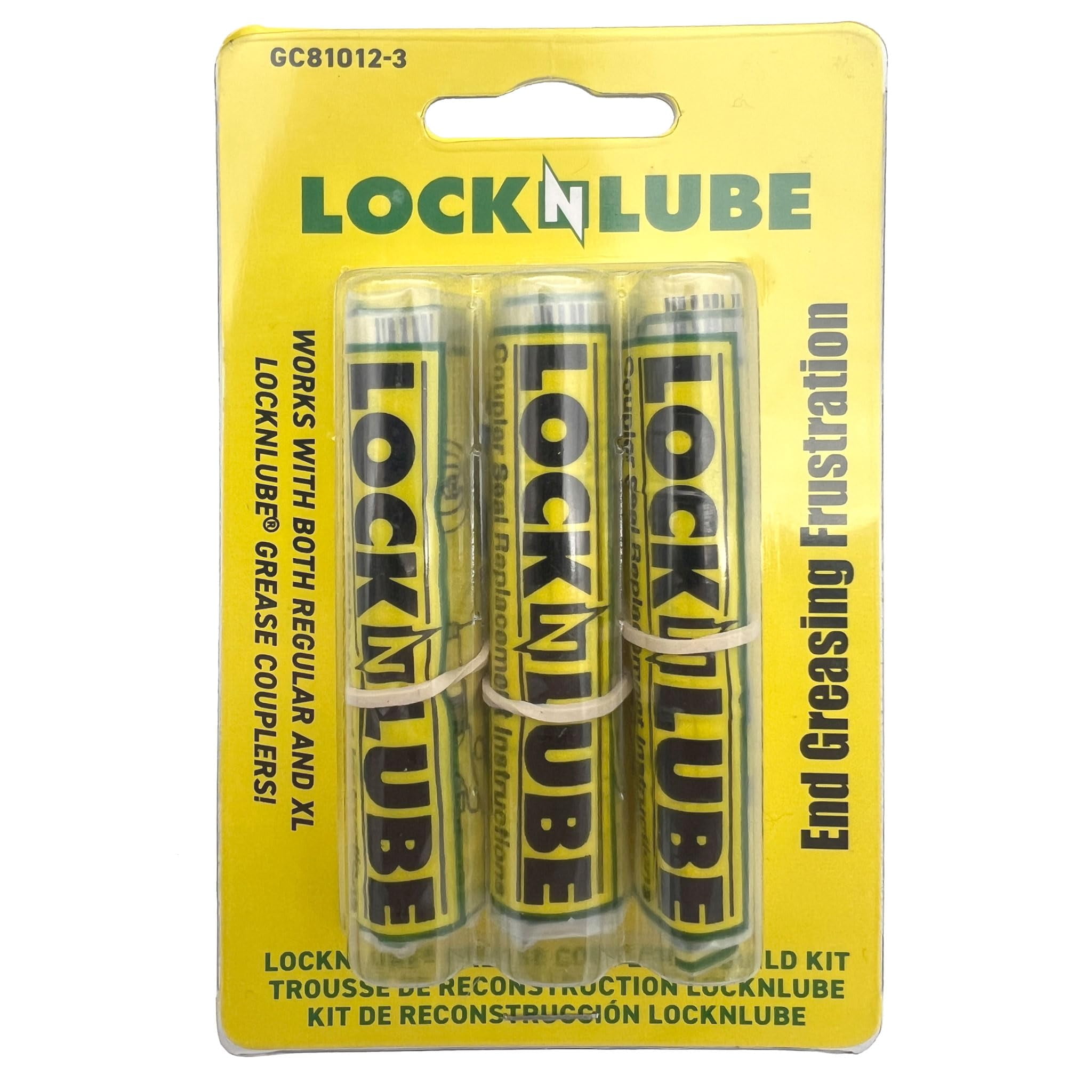LockNLube® Coupler Rebuild Kit RRF12 3-Pack. Extend The Life of Your ...
