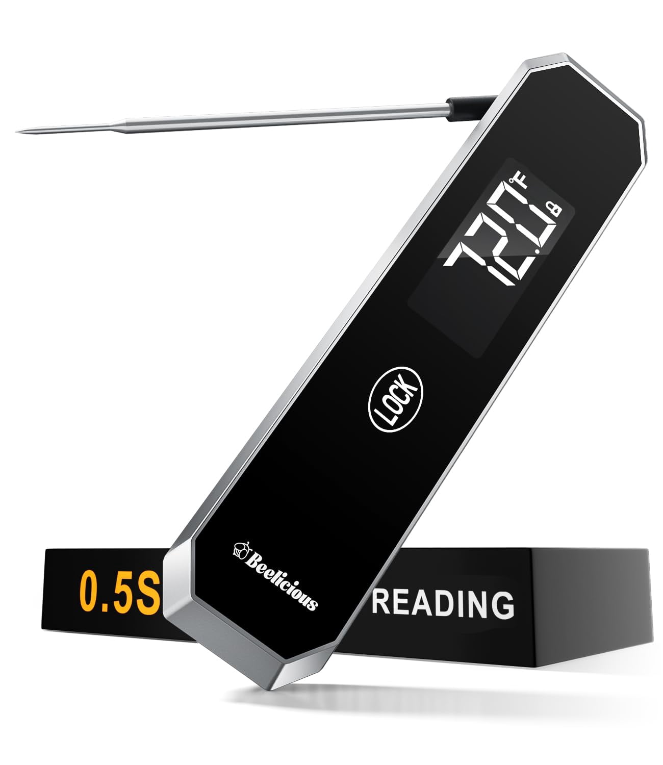 LockView FM151 Meat Thermometer with Temp Lock & Auto-Resume, Multi ...