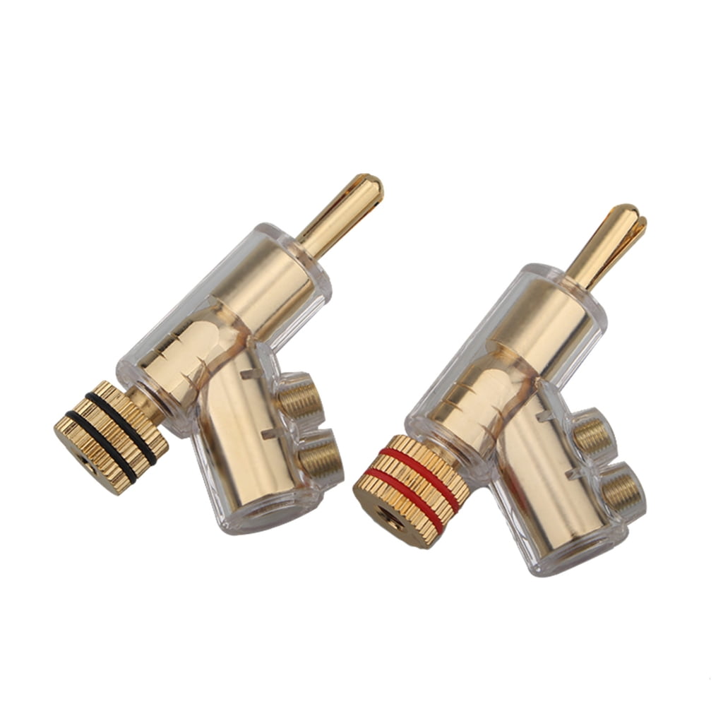 Lockable Banana Head Auditory Connectors Plugs for Hifi Sound and ...