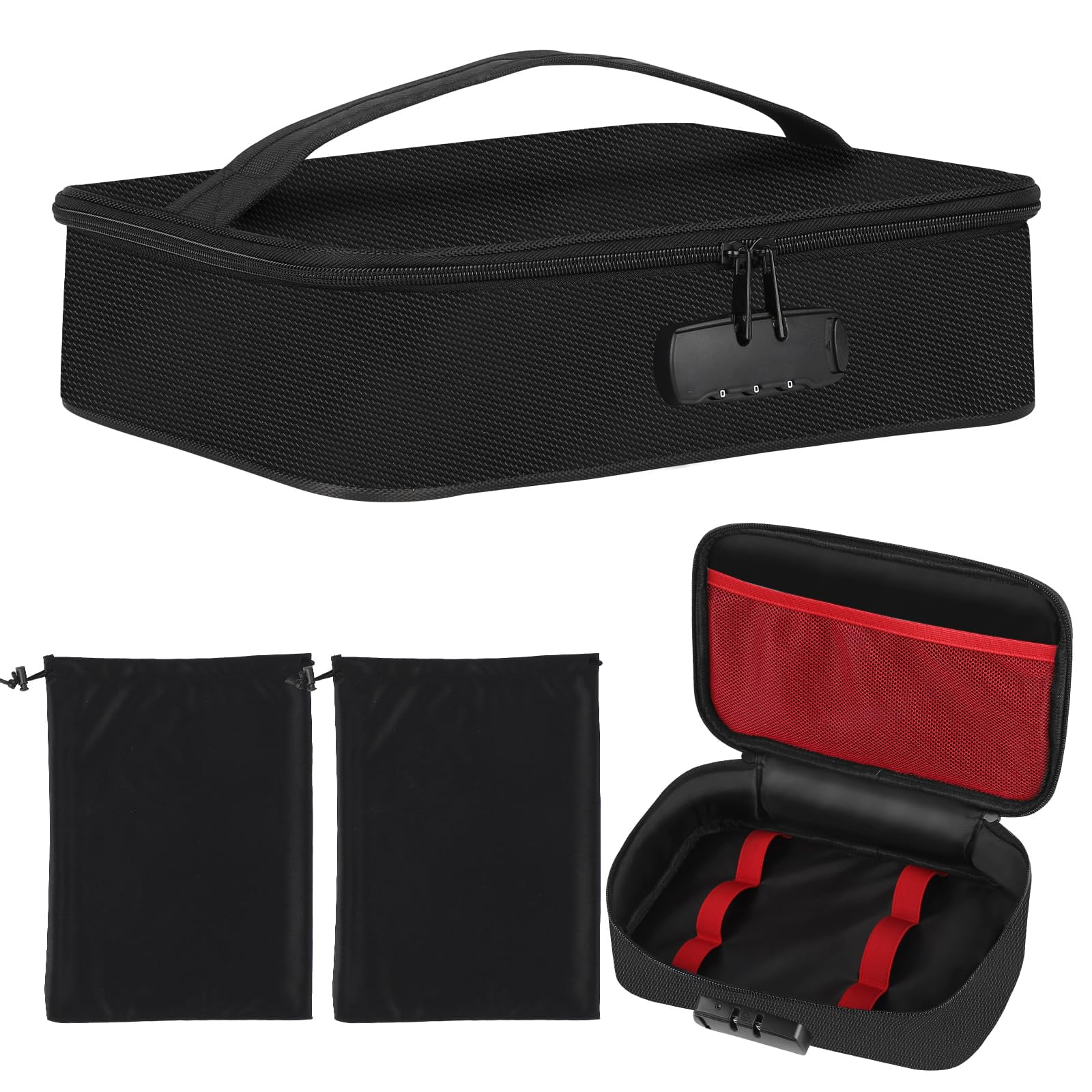 Lockable Discreet Storage Organizer Bag Box for Private Items, Secure ...