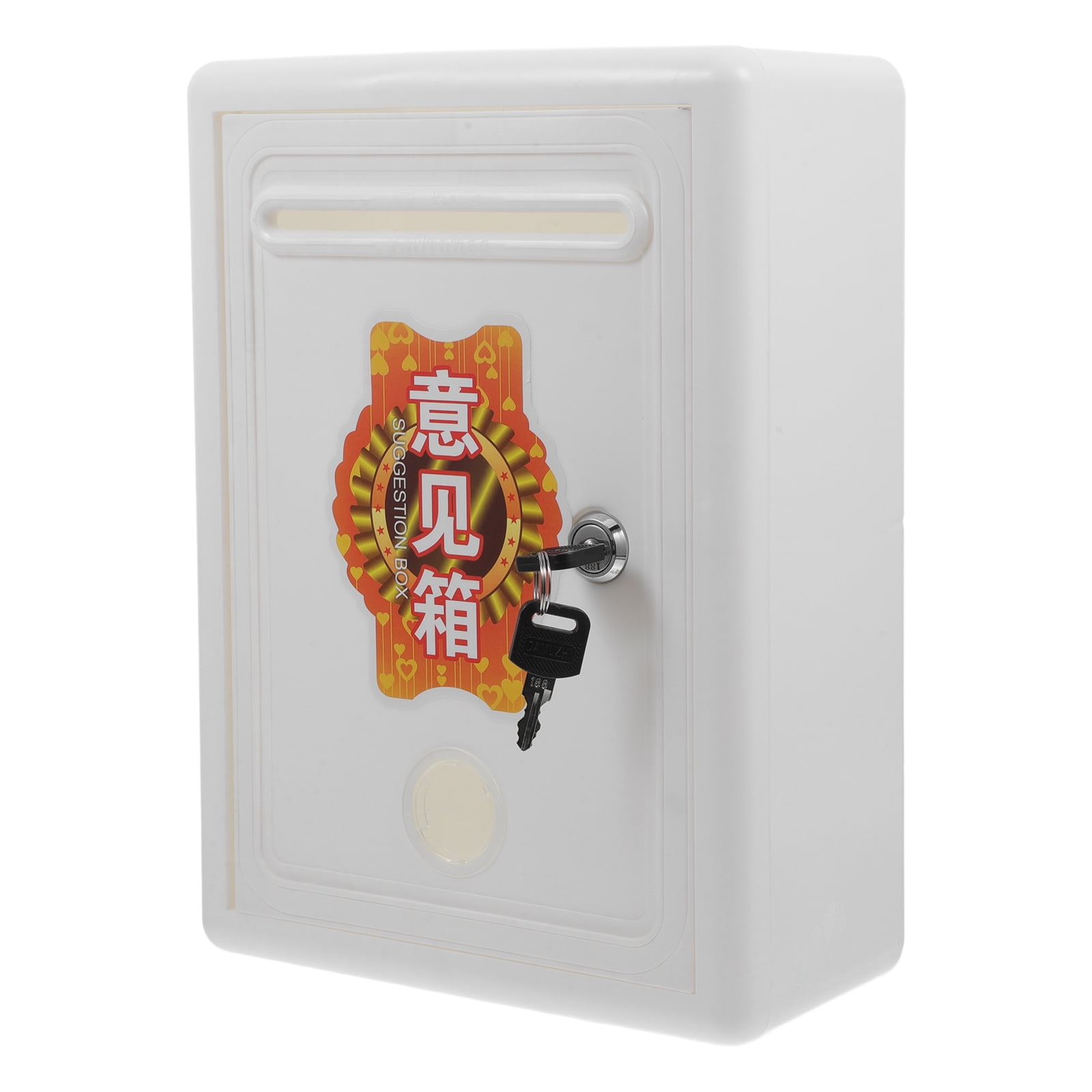 Lockable Donation Box Mail Box Door Mailbox Wall Mailbox Donation Case ...