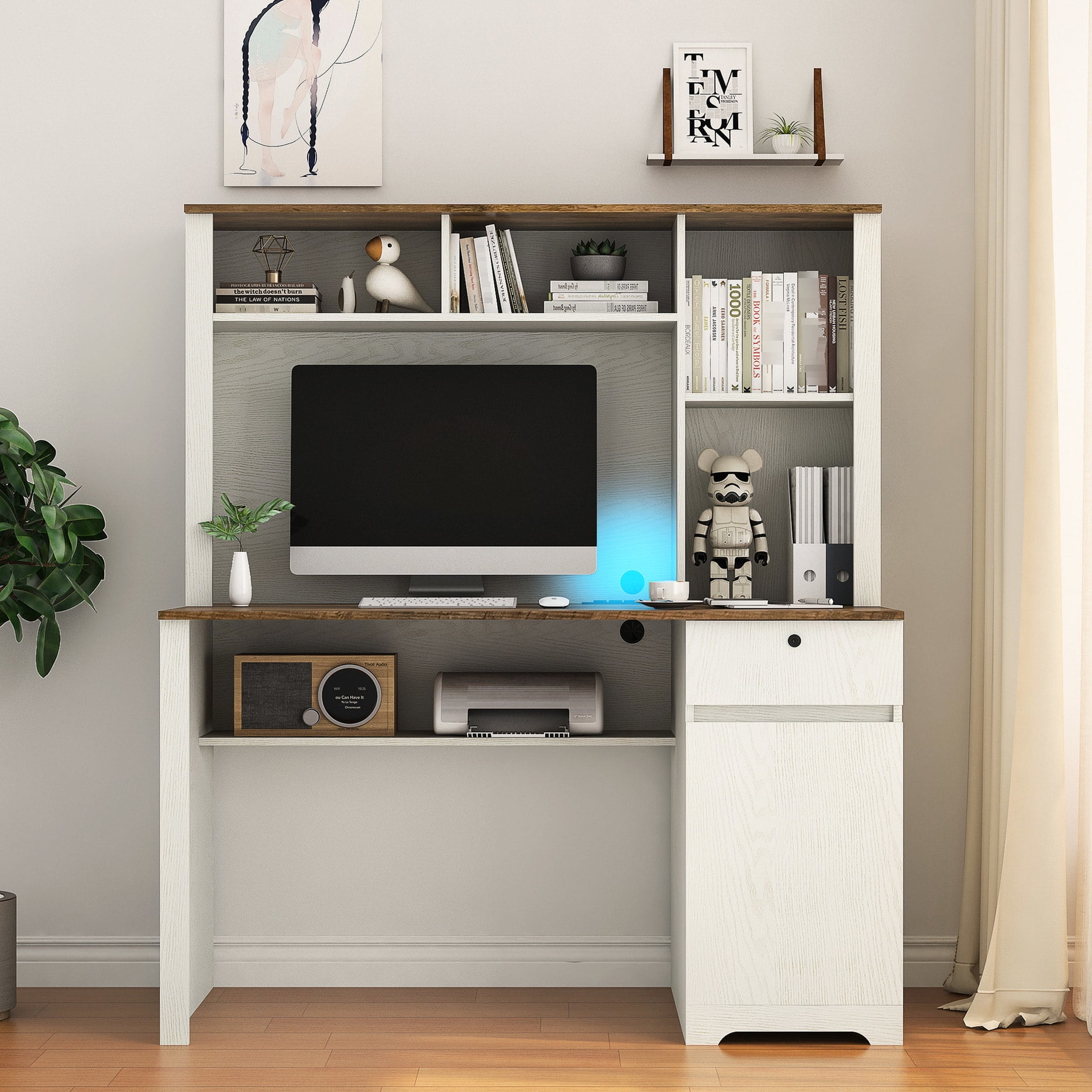 Lockable Drawers & Spacious Surface - Perfect Workspace for Teens and ...