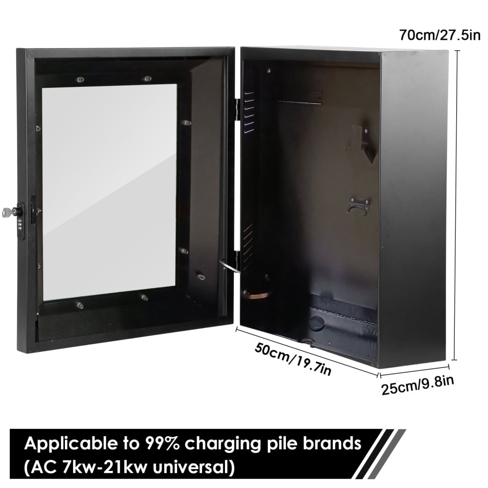 Lockable EV Enclosure 19.7"x9.8"x27.5" with Transparent Front Panel for ...