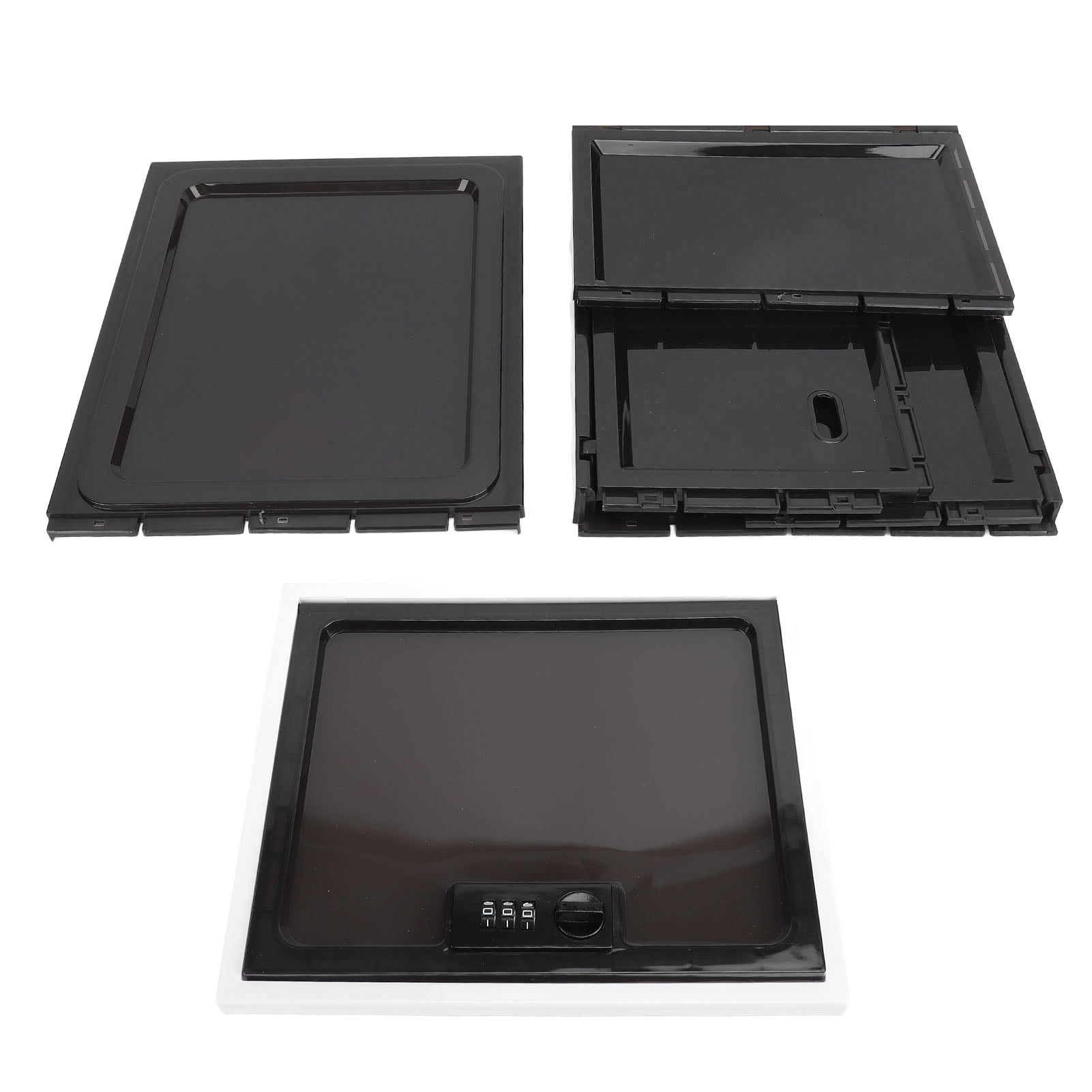 Lockable Fridge Organizer, Durable Plastic Box With Combination Lock ...