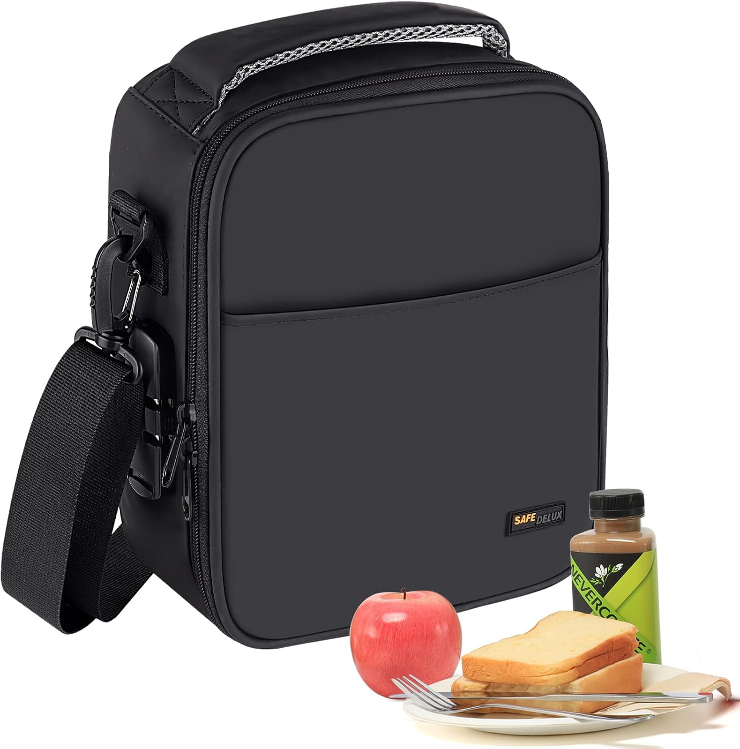 Lockable Lunch Box with Combination Lock，Insulated Lunch Bag Reusable ...
