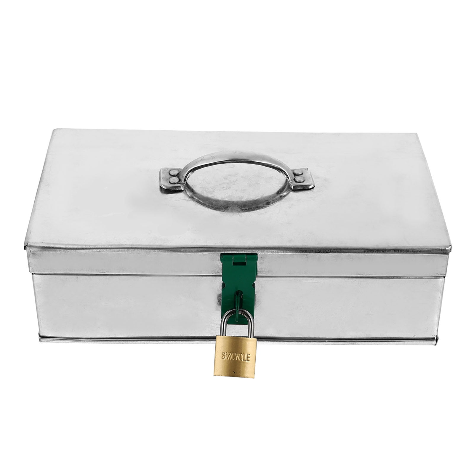 Lockable Metal Storage Box Large Small Key Safe Iron Sheet - Walmart.com